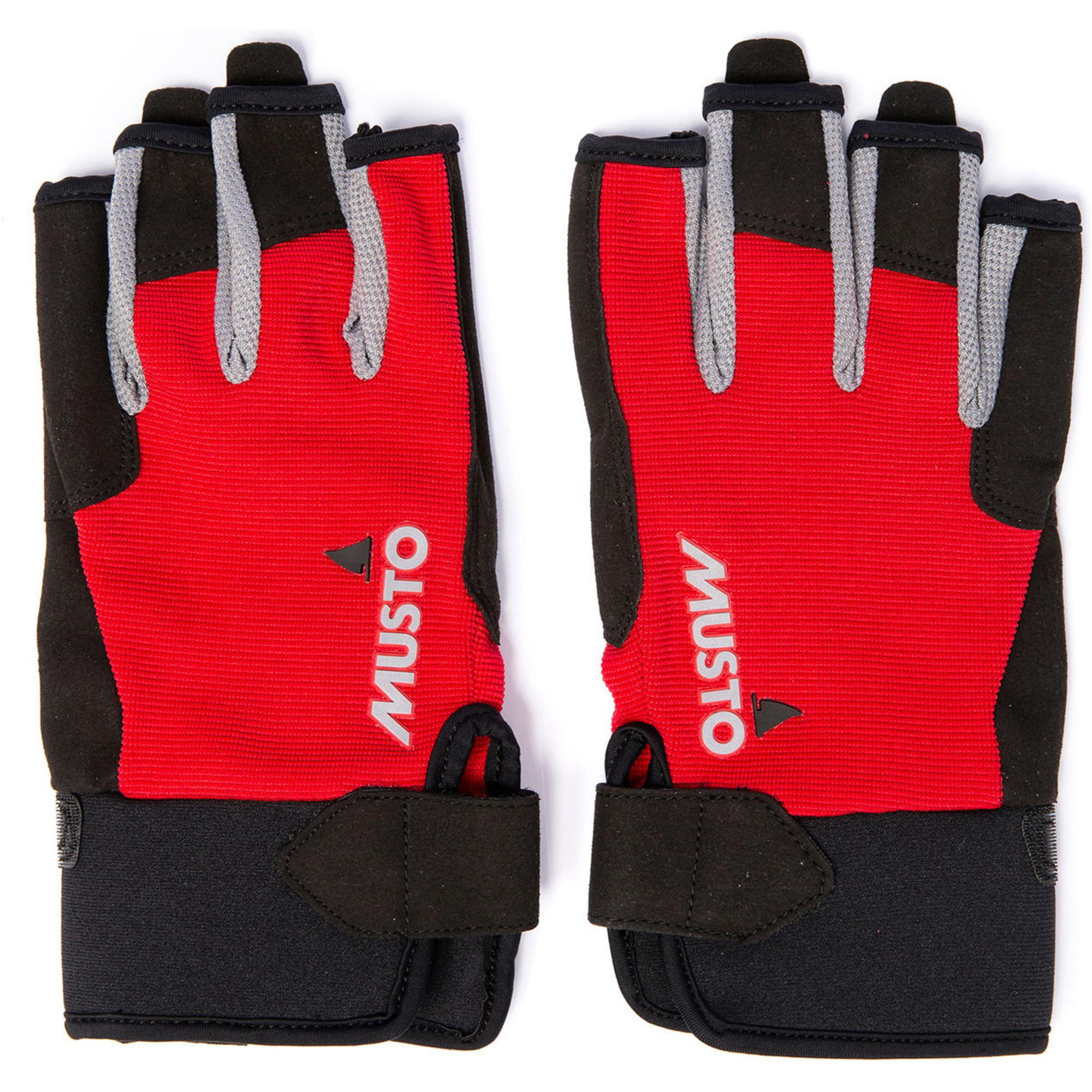 2024 Musto Essential Sailing Short Finger Gloves AUGL003 - Red ...