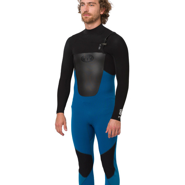 2020 Animal Mens Lava 3/2mm Chest Zip Wetsuit AW0SS006 - Marina Blue ...