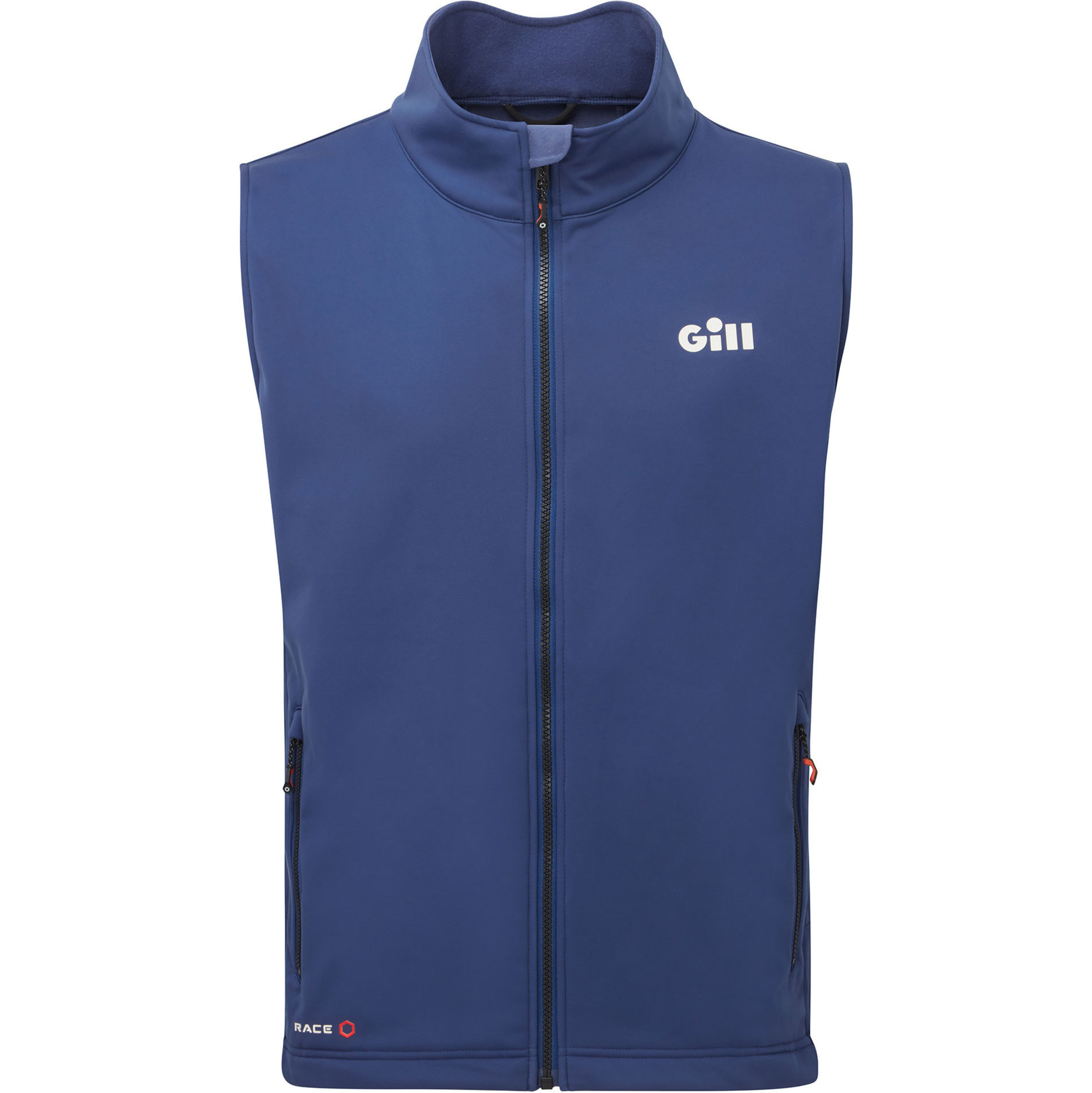 2021 Gill Mens Race Softshell Gilet RS40 - Dark Blue - Sailing ...