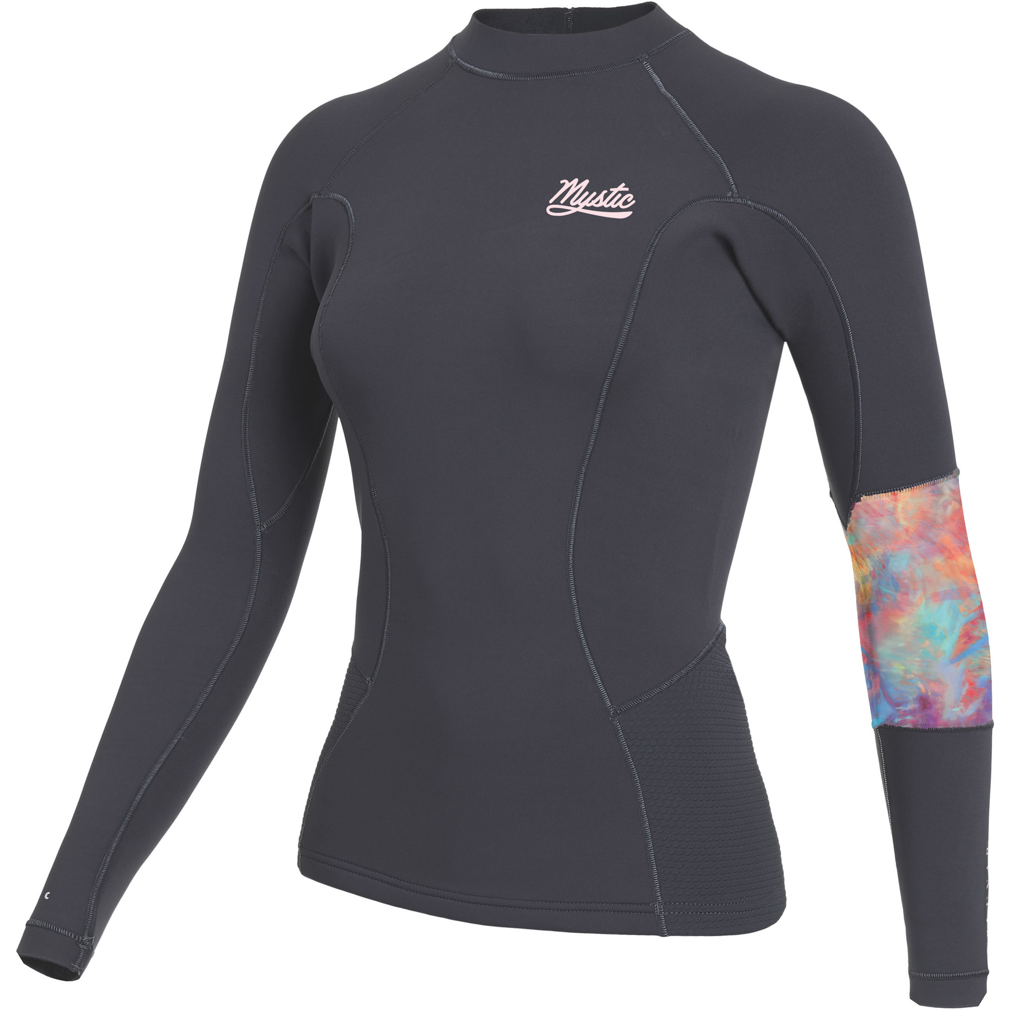 2023 Mystic Womens Lunar 2mm Long Sleeve Wetsuit Top 35001220157 - Dark Grey | Wetsuit Outlet