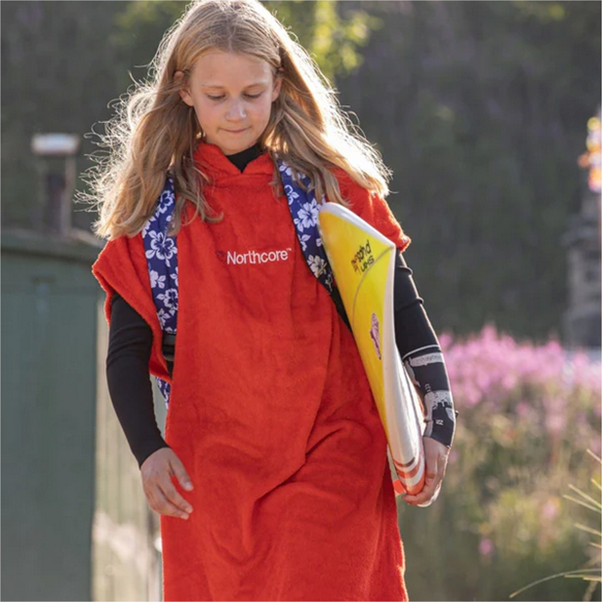 2025 Northcore Kids Beach Basha Hooded Towel Changing Robe / Poncho ...