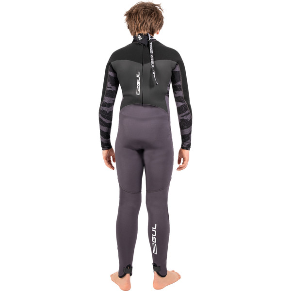 2025 Gul Junior Response 5/3mm Back Zip Wetsuit RE1218-C1 - Charcoal ...