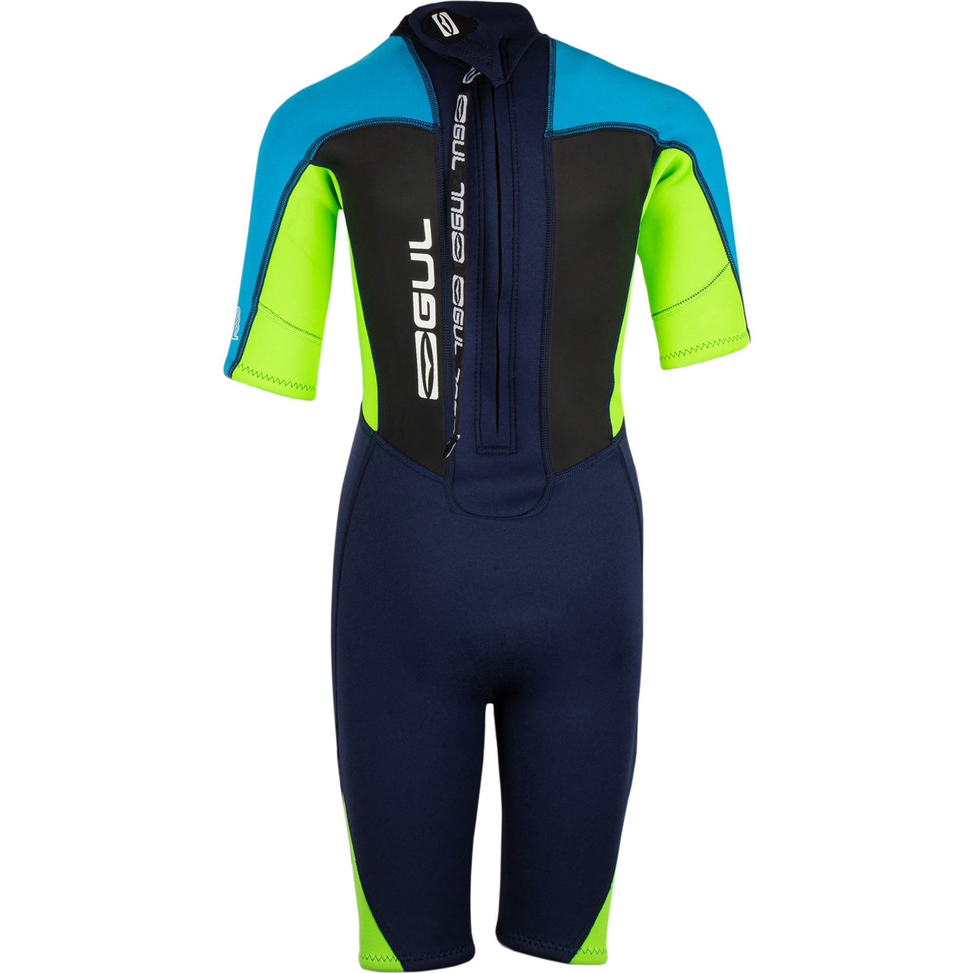 2025 Gul Junior Response 3/2mm Back Zip Shorty Wetsuit RE3322-C1 - Navy ...