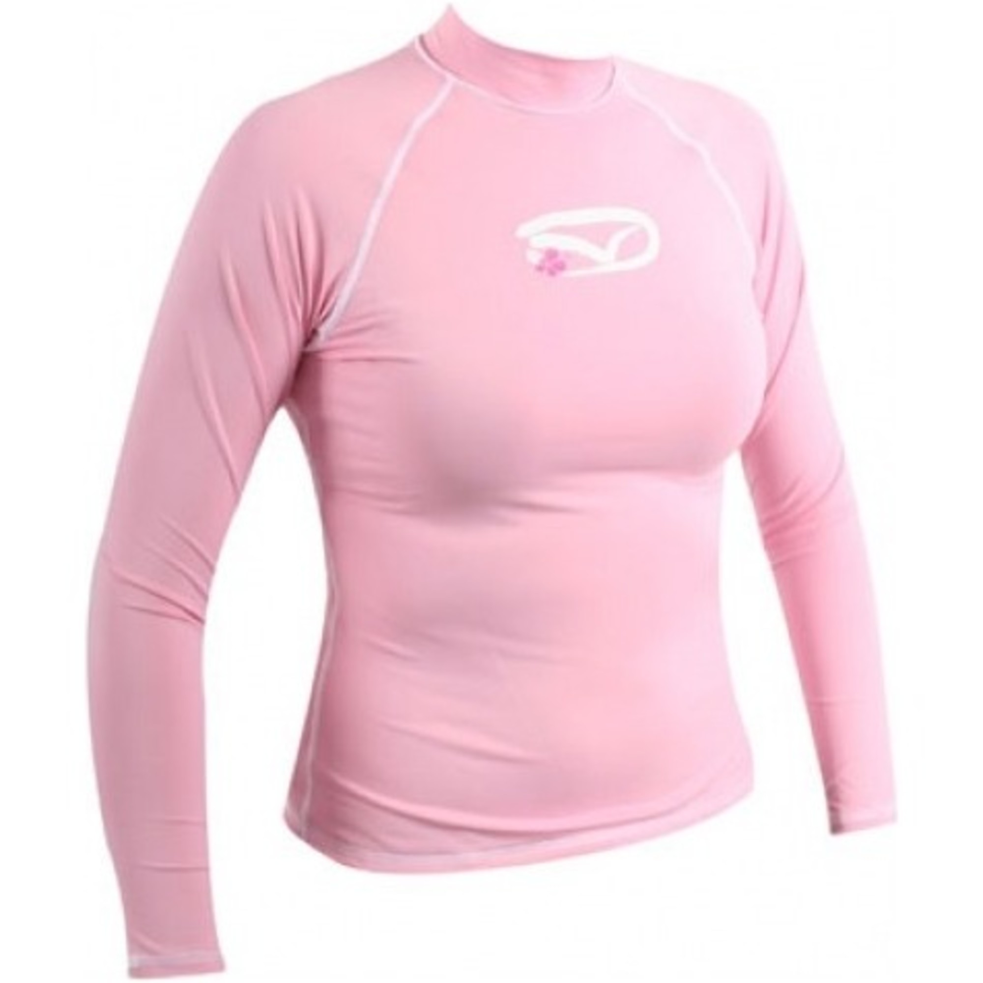 Gul Girls Long Sleeved Seaspray Rash Vest in Pink Last One - Wetsuits ...