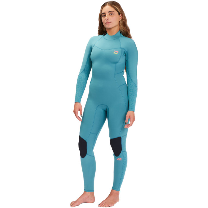 2023 Billabong Womens Synergy 5/4mm Back Zip Wetsuit F45F39 - Marine ...