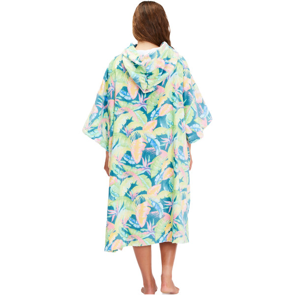 2022 Billabong Womens Poncho / Change Robe F4BR51 - Marine Tropic ...