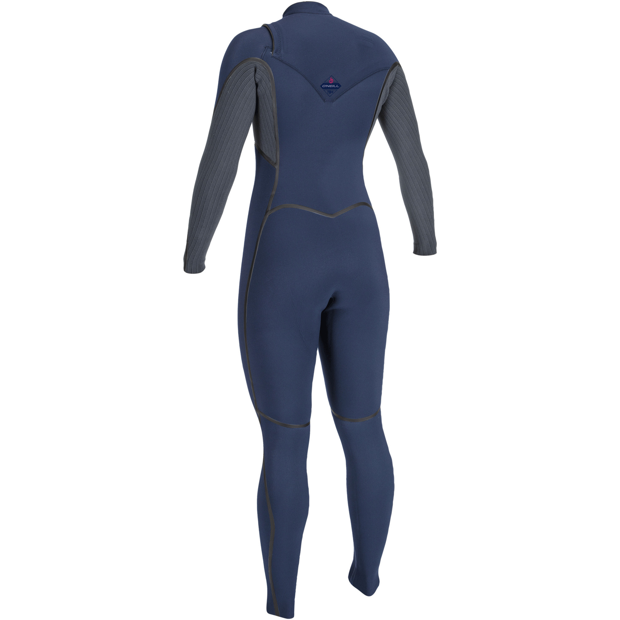2025 O'Neill Womens Hyperfreak Fire 5/4mm Chest Zip Wetsuit 5551 - Navy ...