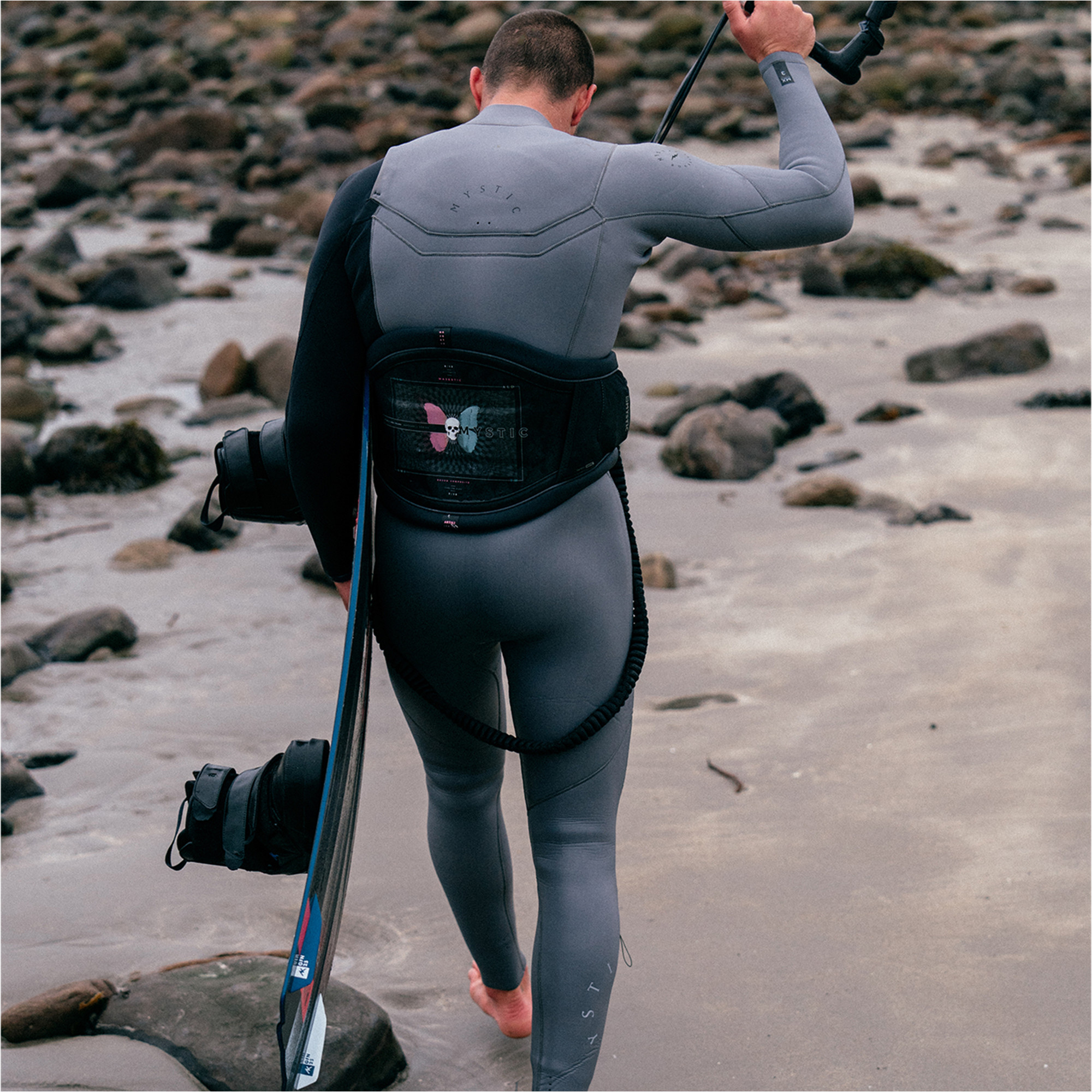 2024 Mystic Mens Marshall 3/2mm Chest Zip Wetsuit 35000 230010 - Light ...