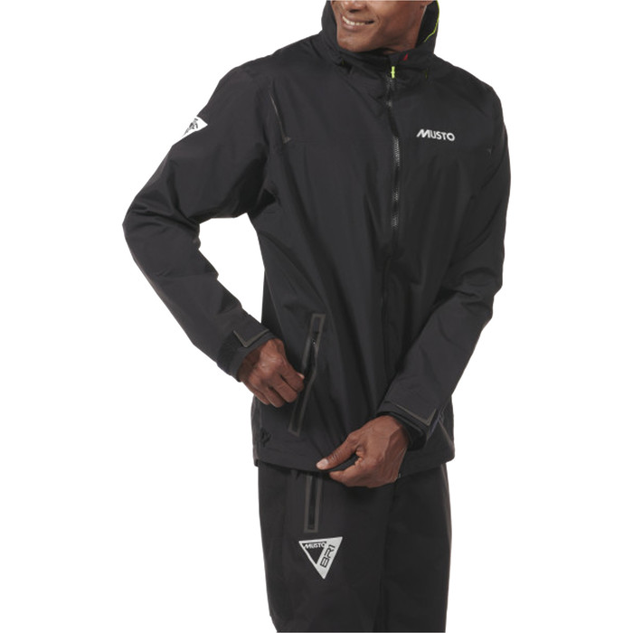 2025 Musto Mens BR1 Solent Sailing Jacket 82400 - Black - Sailing ...
