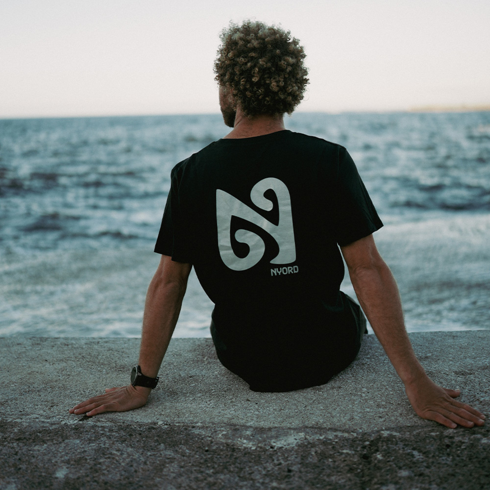 2025 Nyord Logo T-Shirt SX087 - Black Charcoal - Clothing - Womens - T ...