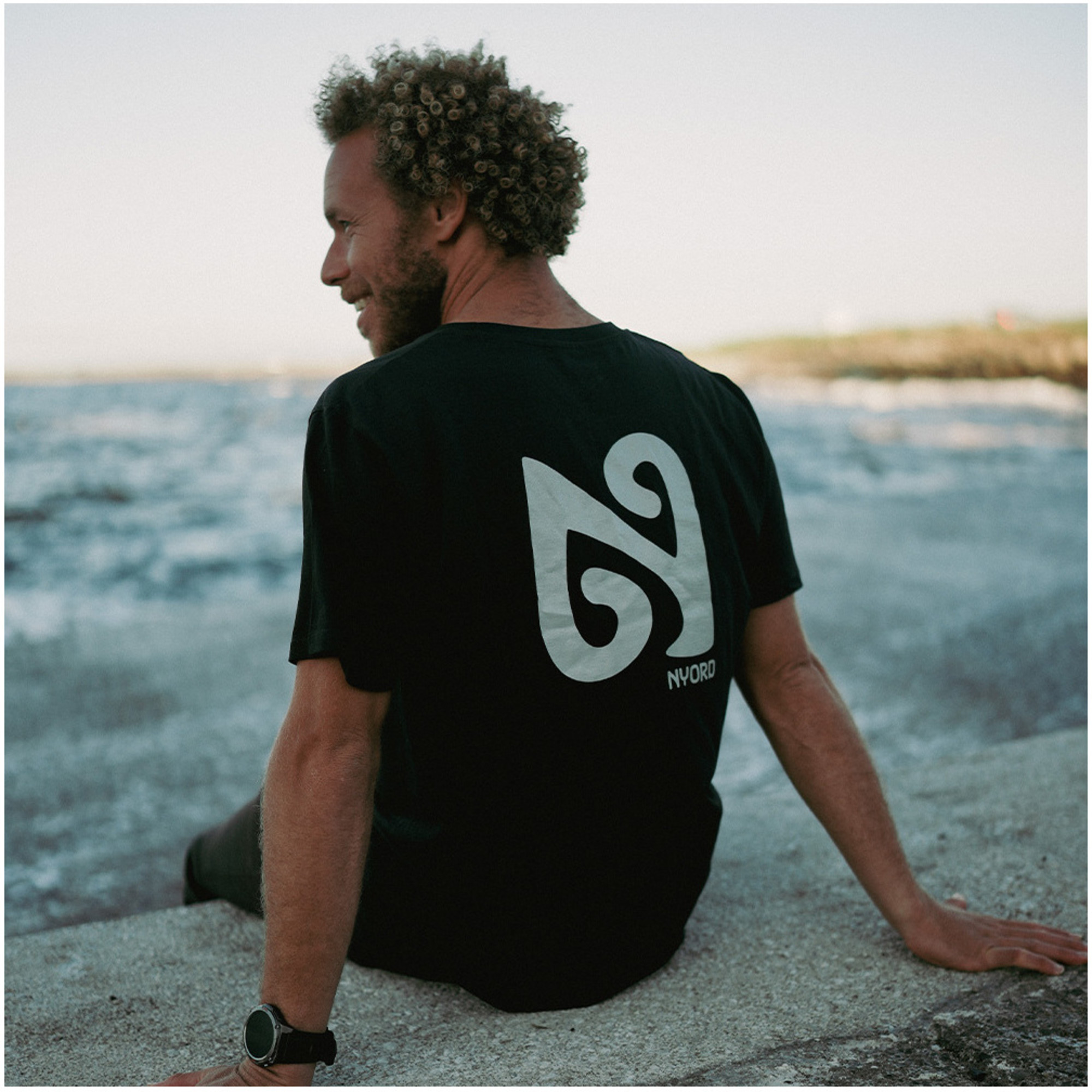 2025 Nyord Logo T-Shirt SX087 - Black Charcoal - Clothing - Womens - T ...