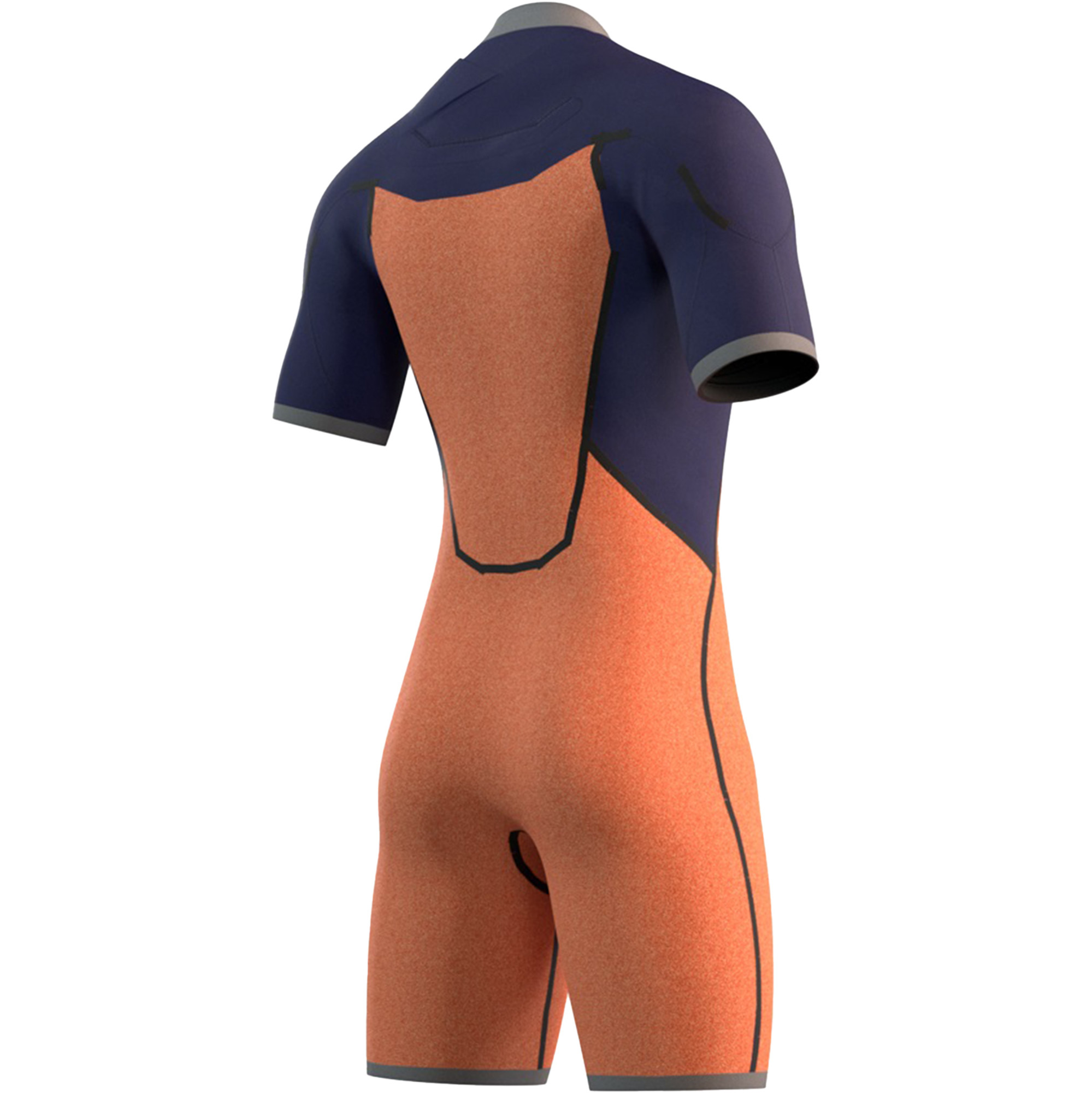 2024 Mystic Mens Marshall 3/2mm Chest Zip Shorty Wetsuit 35000 2301222 ...