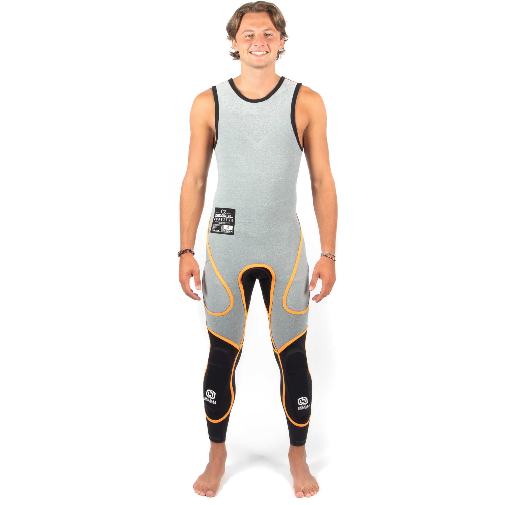 2025 Gul Mens Code Zero 3/2mm GBS Long John Wetsuit CZ4207/C2 -Black ...