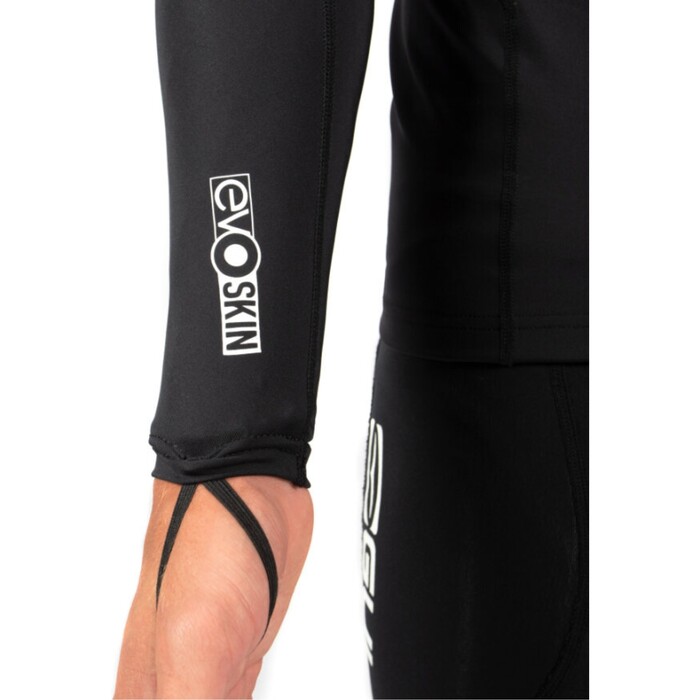 2025 Gul Mens Code Zero Evoskin Long Sleeve Rash Vest CZ0001 - Black ...