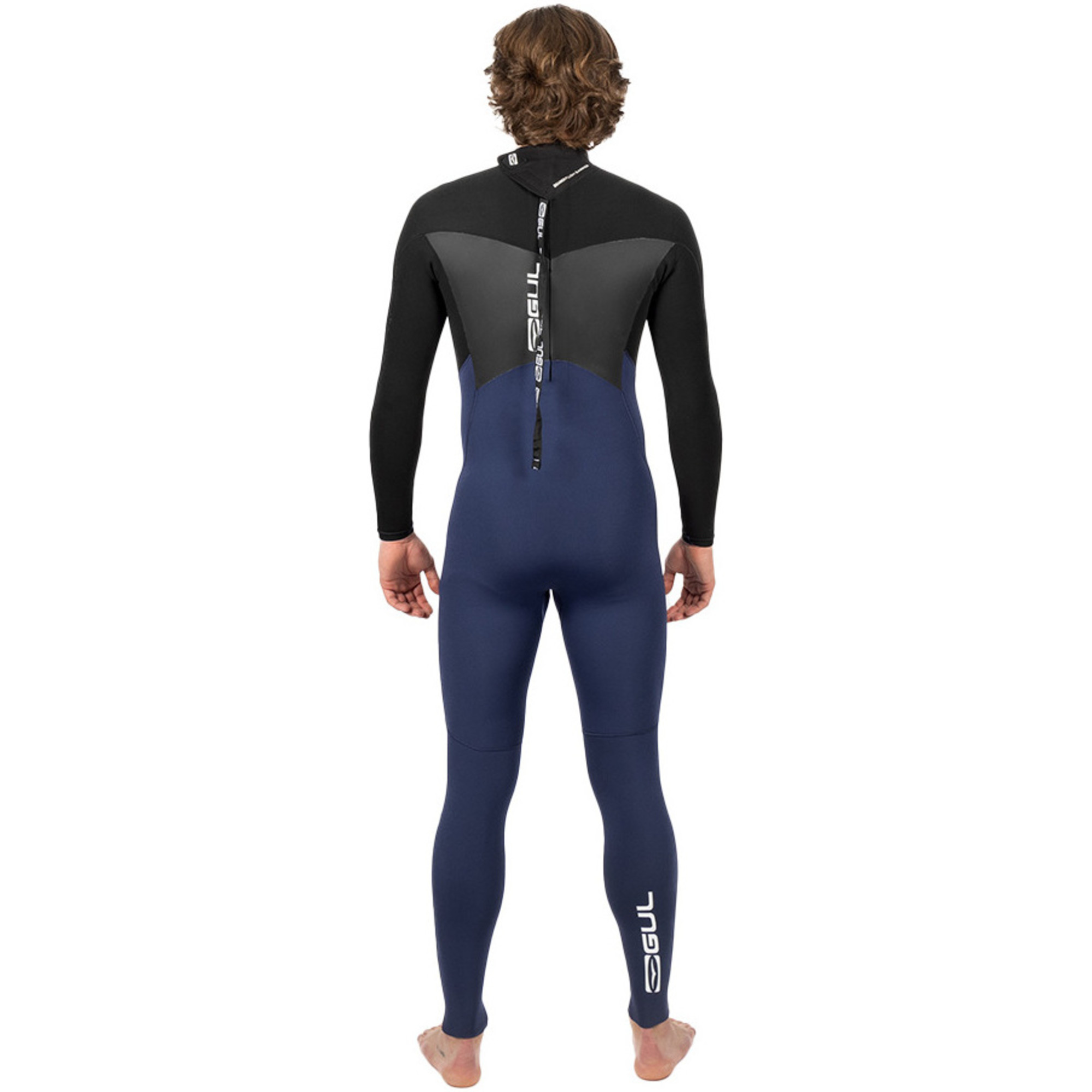 2025 Gul Mens Response 4/3mm Back Zip GBS Wetsuit RE1246-C1 - Navy ...