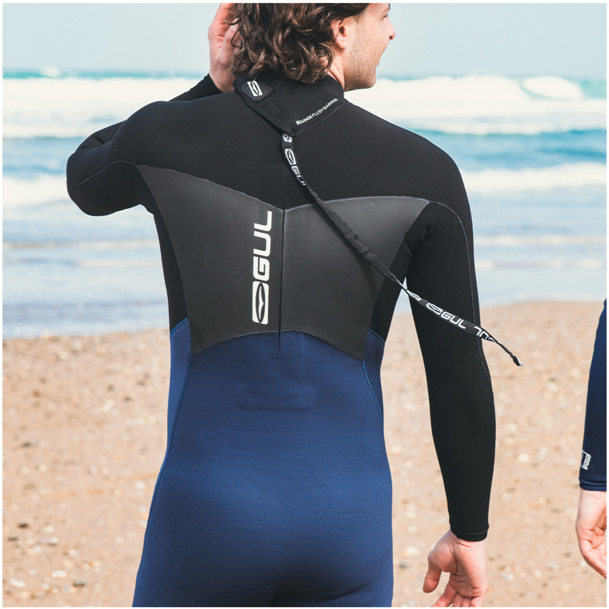 2025 Gul Mens Response 4/3mm Back Zip GBS Wetsuit RE1246-C1 - Navy ...