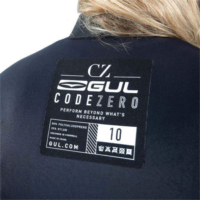 2025 Gul Womens Code Zero 1mm Thermo Top AC0112/C2 - Black - Wetsuit ...