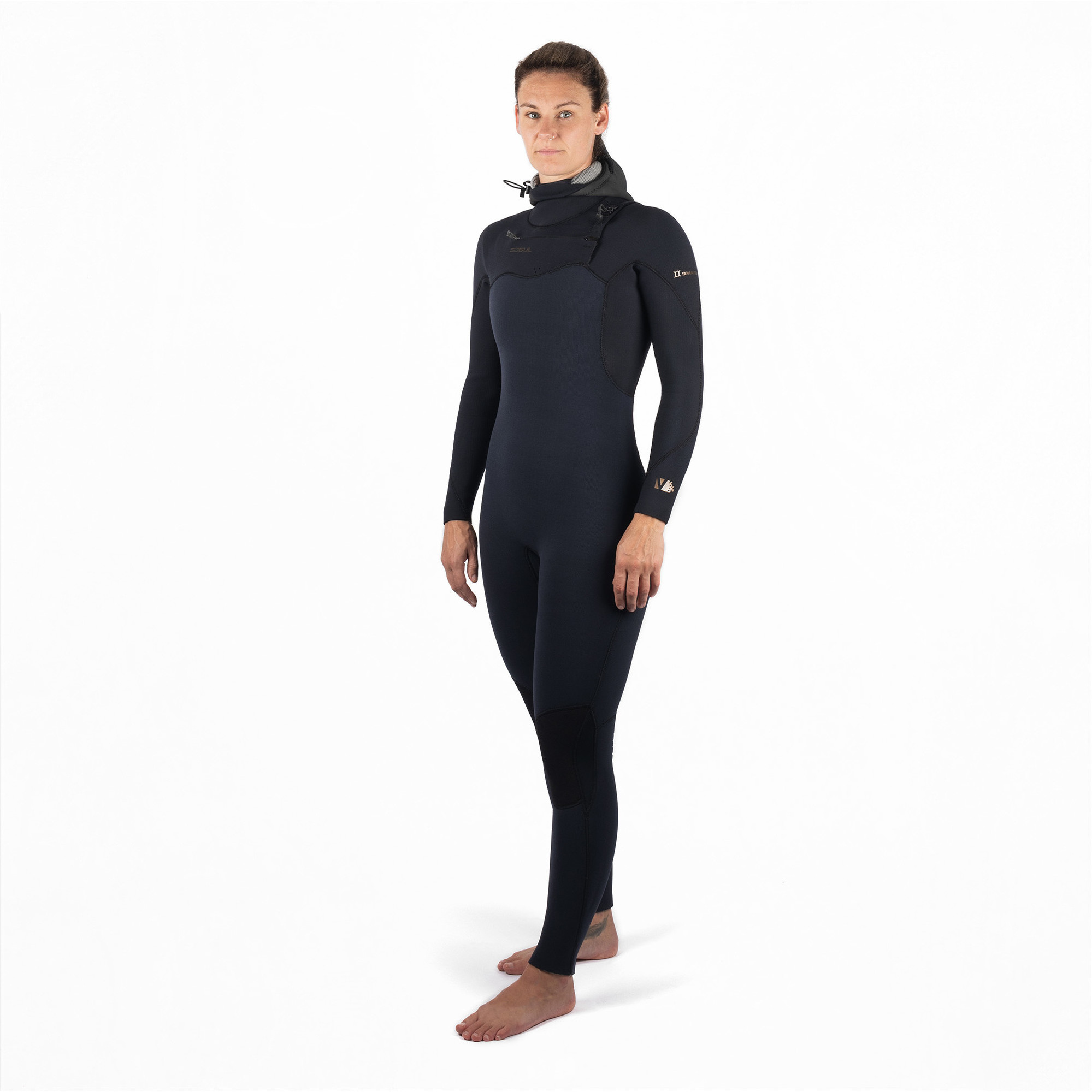2024 Gul Womens Viper 6/5/4mm Chest Zip Hooded Wetsuit VR1226/C2 ...