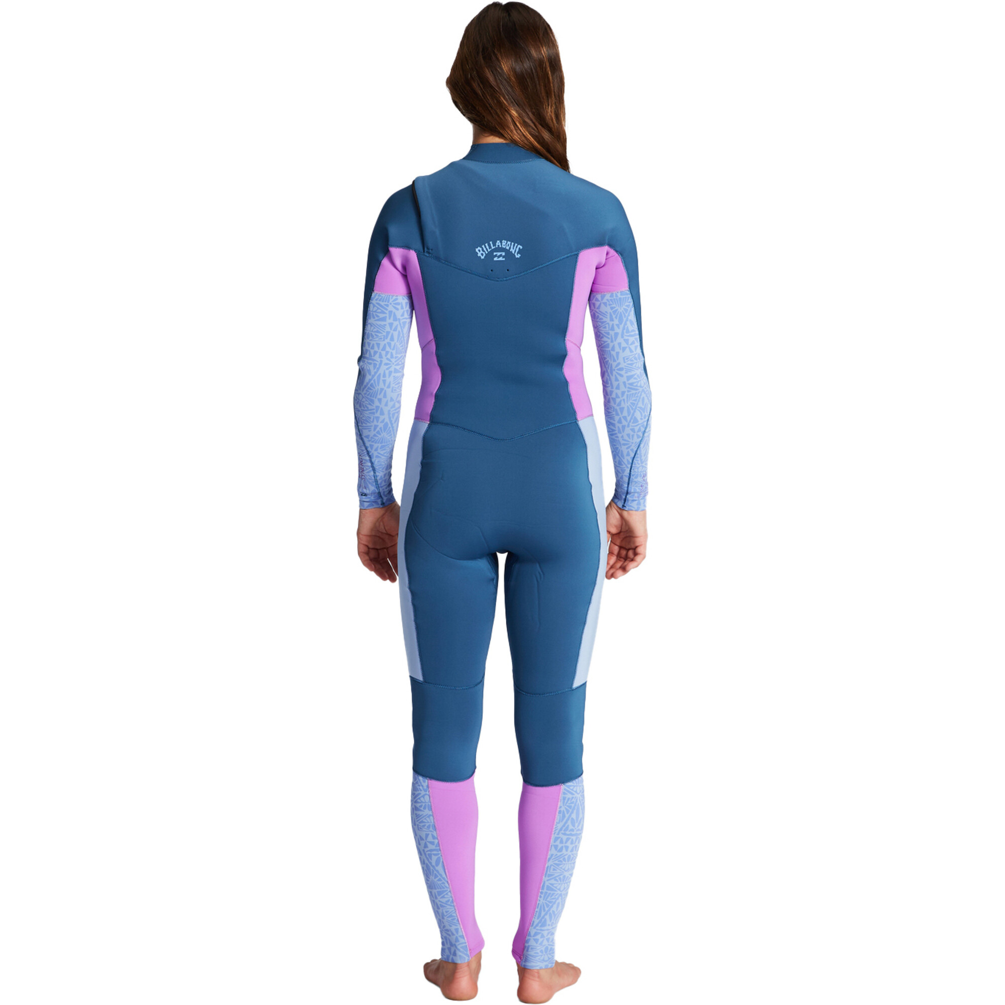 Billabong Womens Synergy 3/2mm Chest Zip Wetsuit ABJW100129 - Deep Sea ...