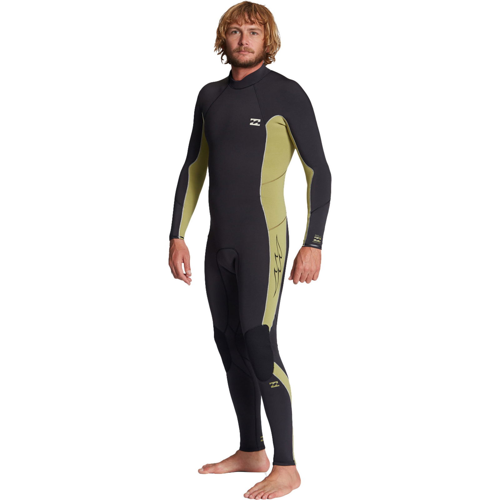 2024 Billabong Mens Absolute 3/2mm Flatlock Back Zip Wetsuit ABYW100211 ...
