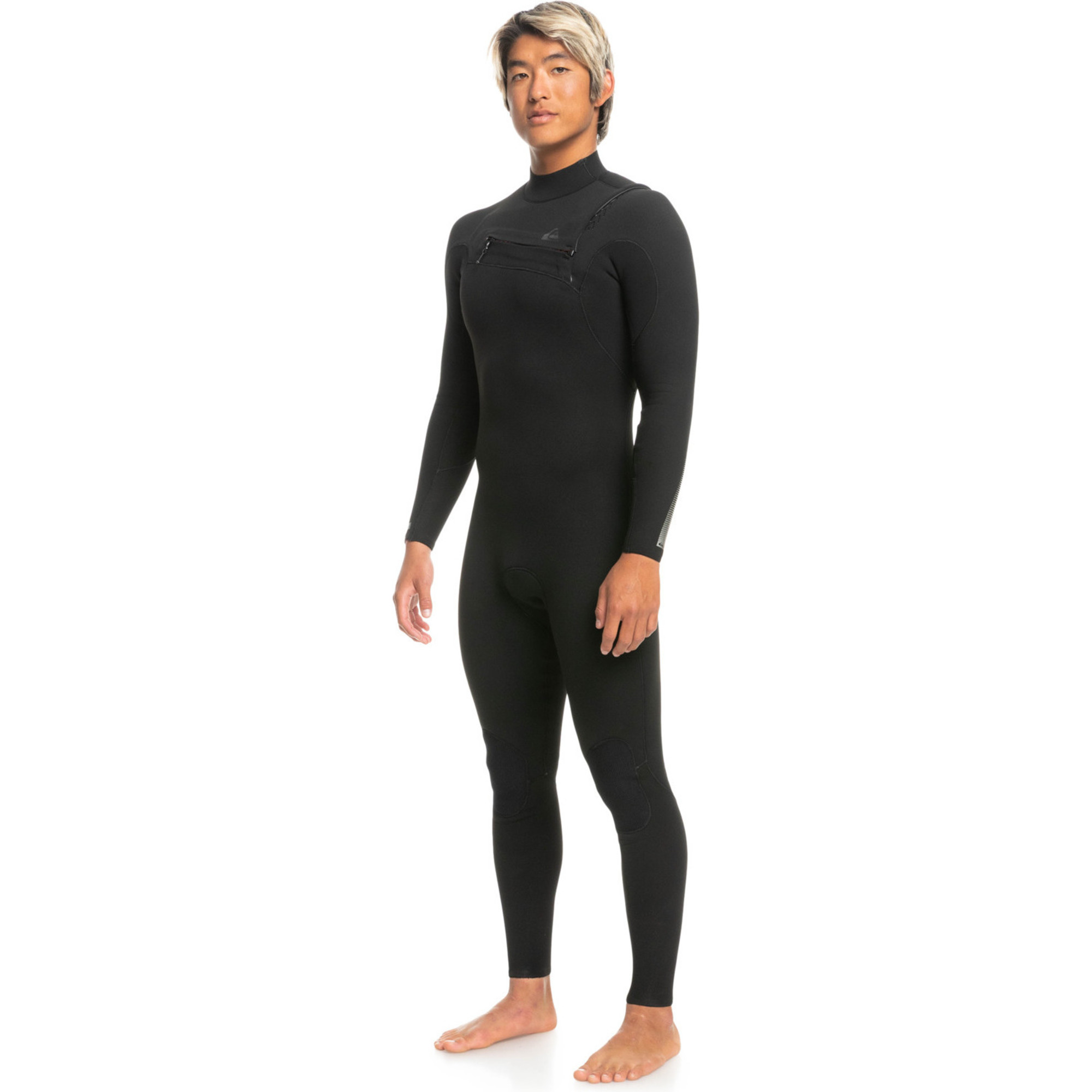 2024 Quiksilver Mens Highline 3/2mm Chest Zip Wetsuit EQYW103157 - Black - Wetsuits | Wetsuit Outlet