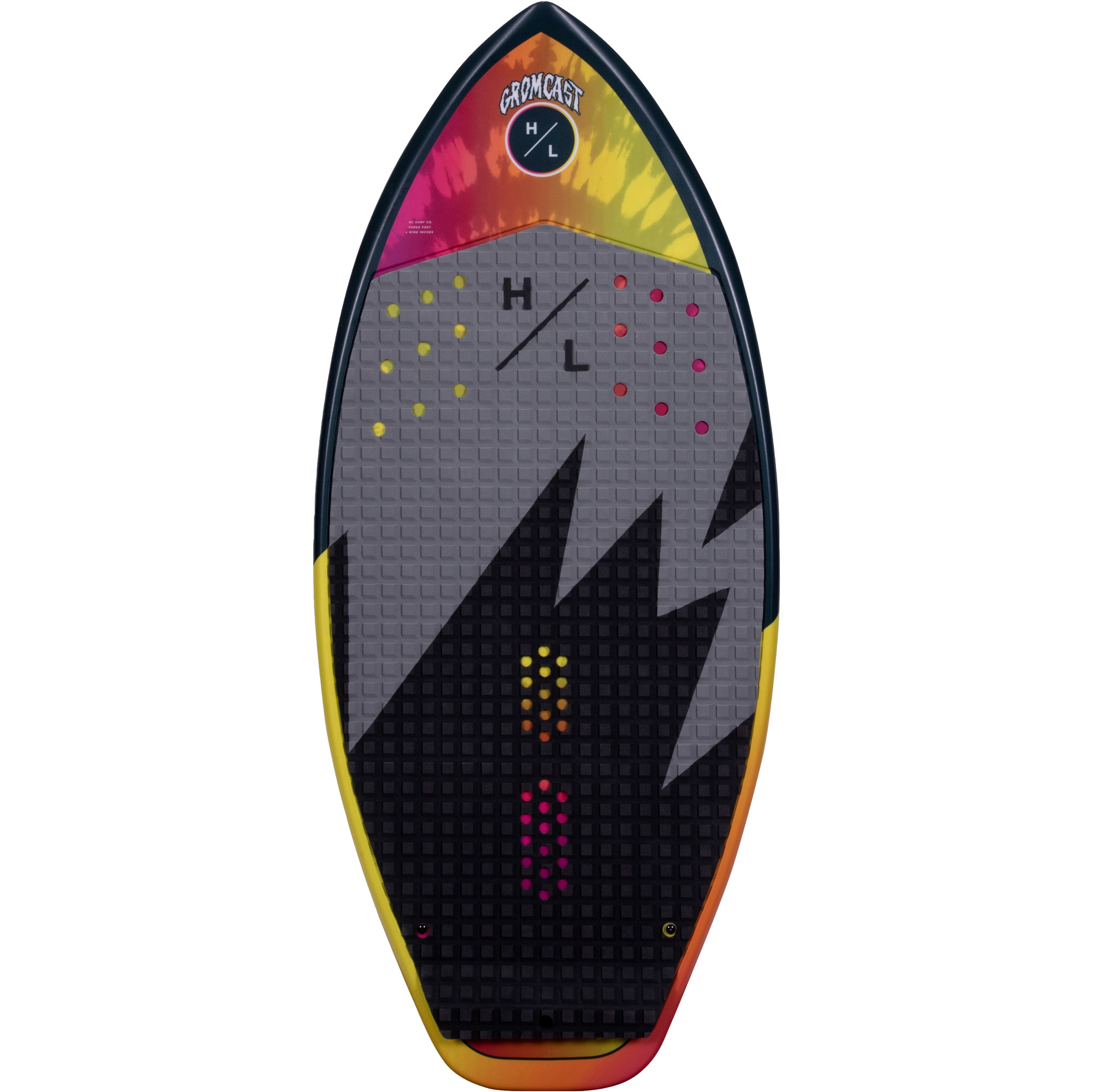 2025 Hyperlite Gromcast 3'9 Wake Surf Board H22GR - Red / Green ...
