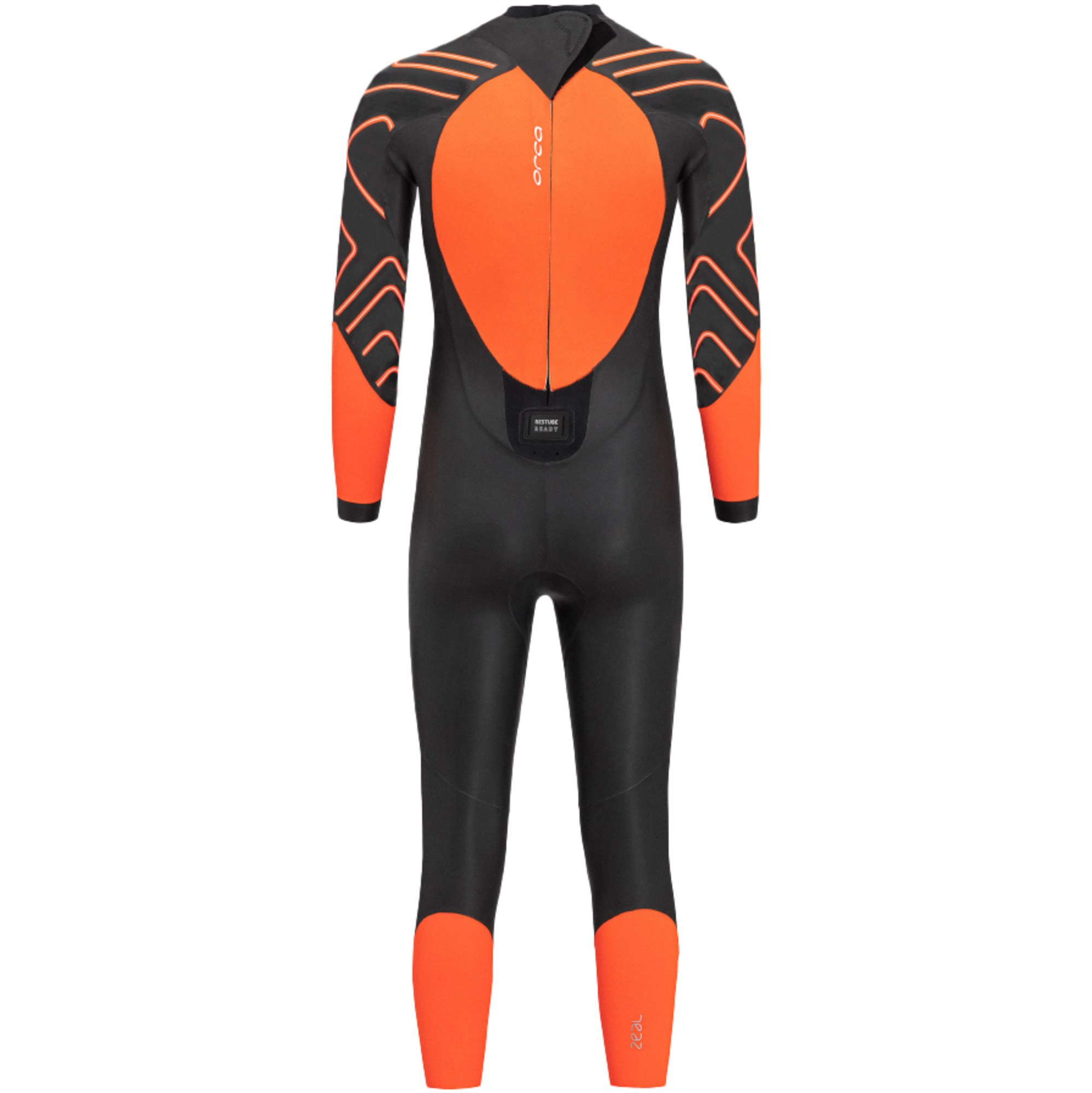 2025 Orca Mens Zeal Hi-Vis Back Zip Open Water Swim Wetsuit NN2Z ...