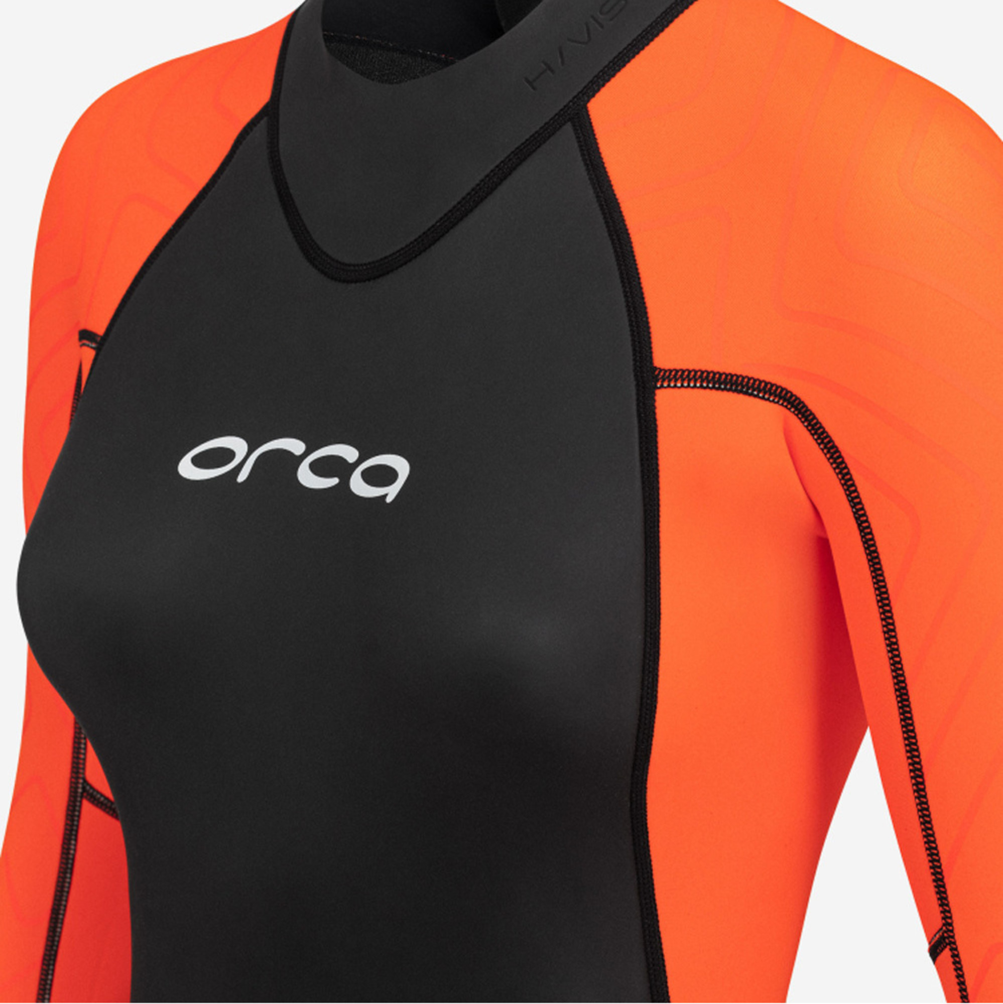 2025 Orca Womens Vitalis Hi-Vis Back Zip Open Water Swim Wetsuit ...