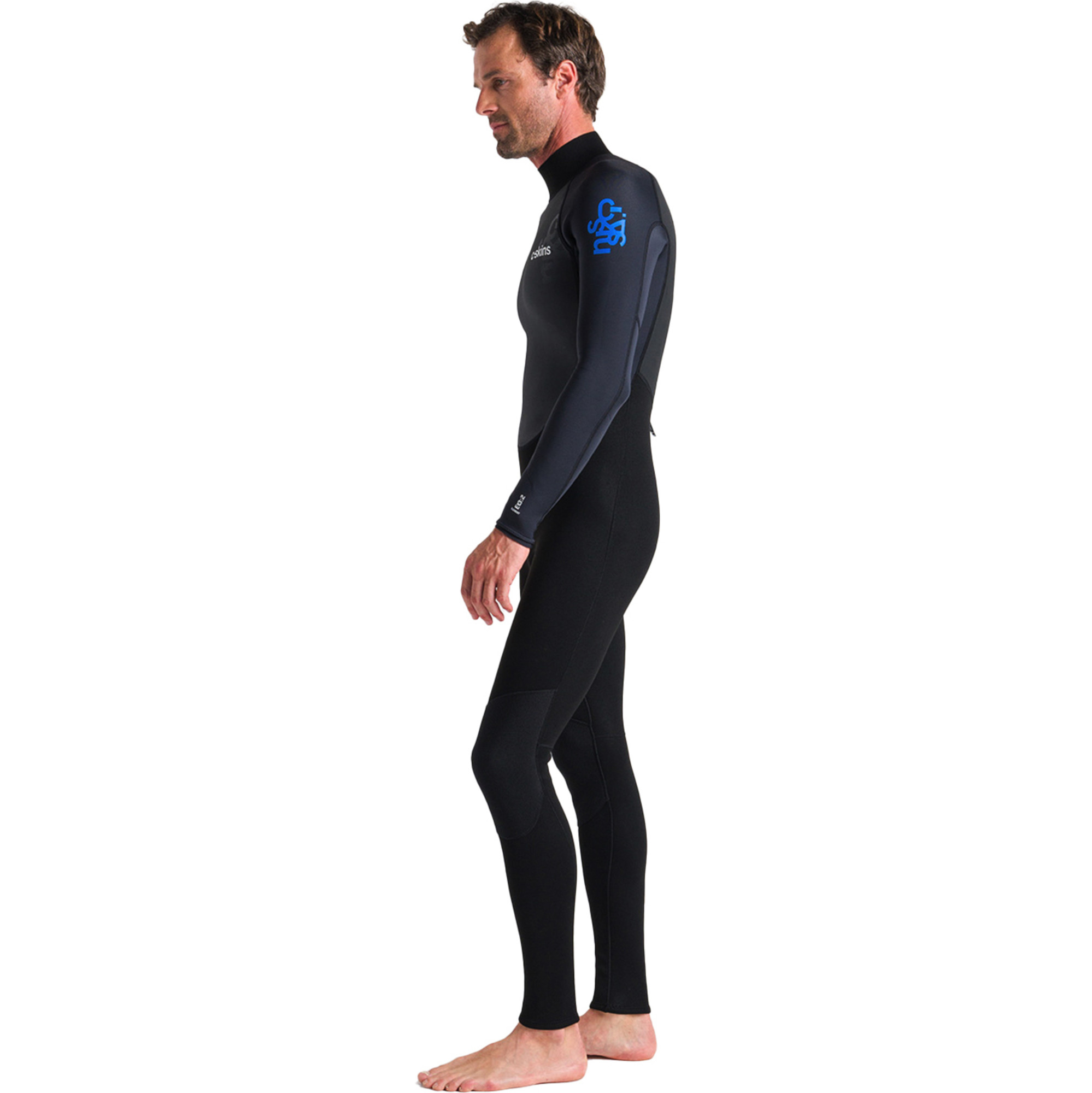 2025 C-Skins Mens Element 3/2mm Back Zip Wetsuit C-EL32STM - Black ...