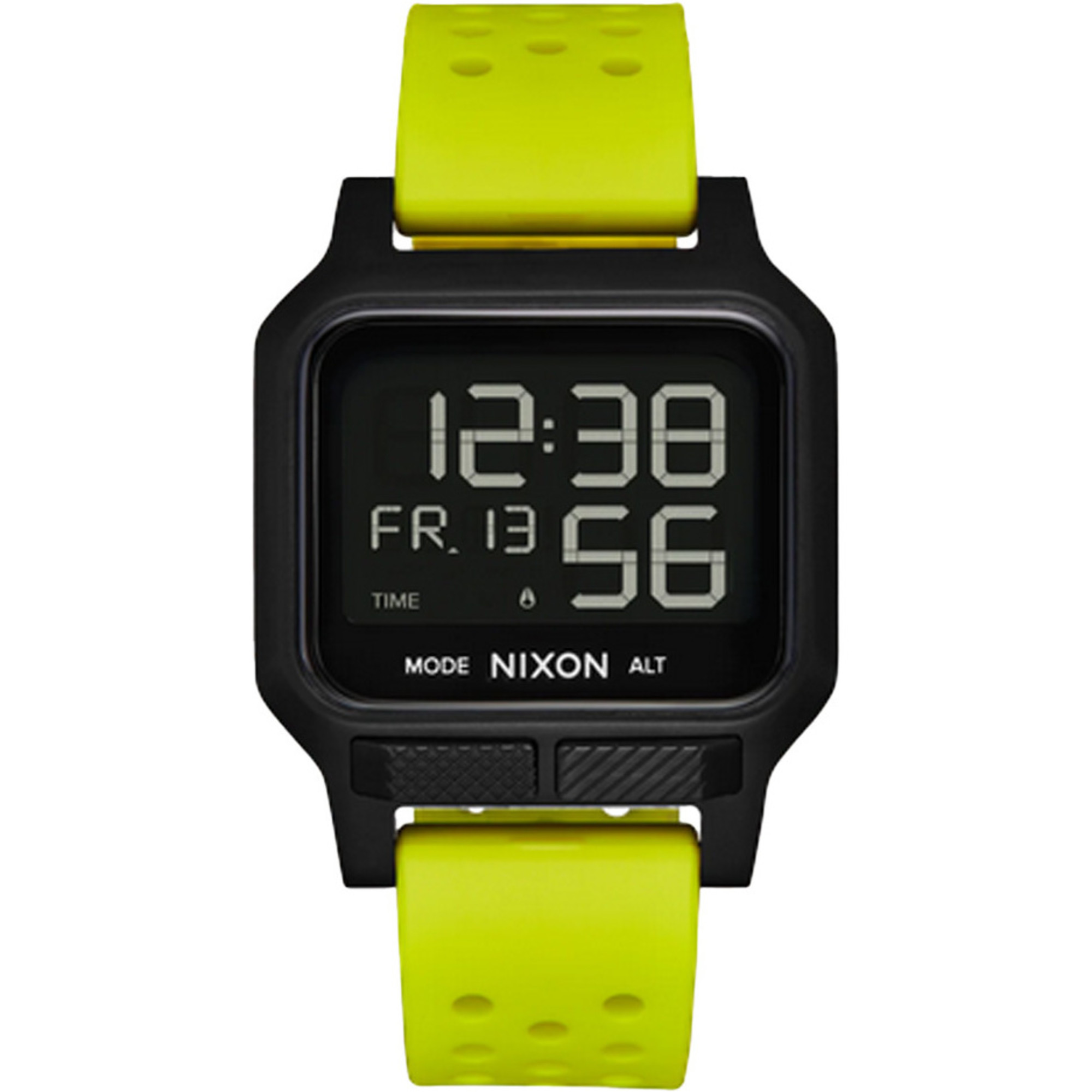 2024 Nixon Heat Surf Watch A1320 - Citron / Black - Accessories ...