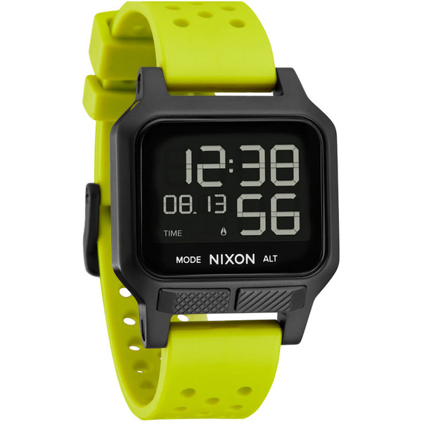 2024 Nixon Heat Surf Watch A1320 - Citron / Black - Accessories ...
