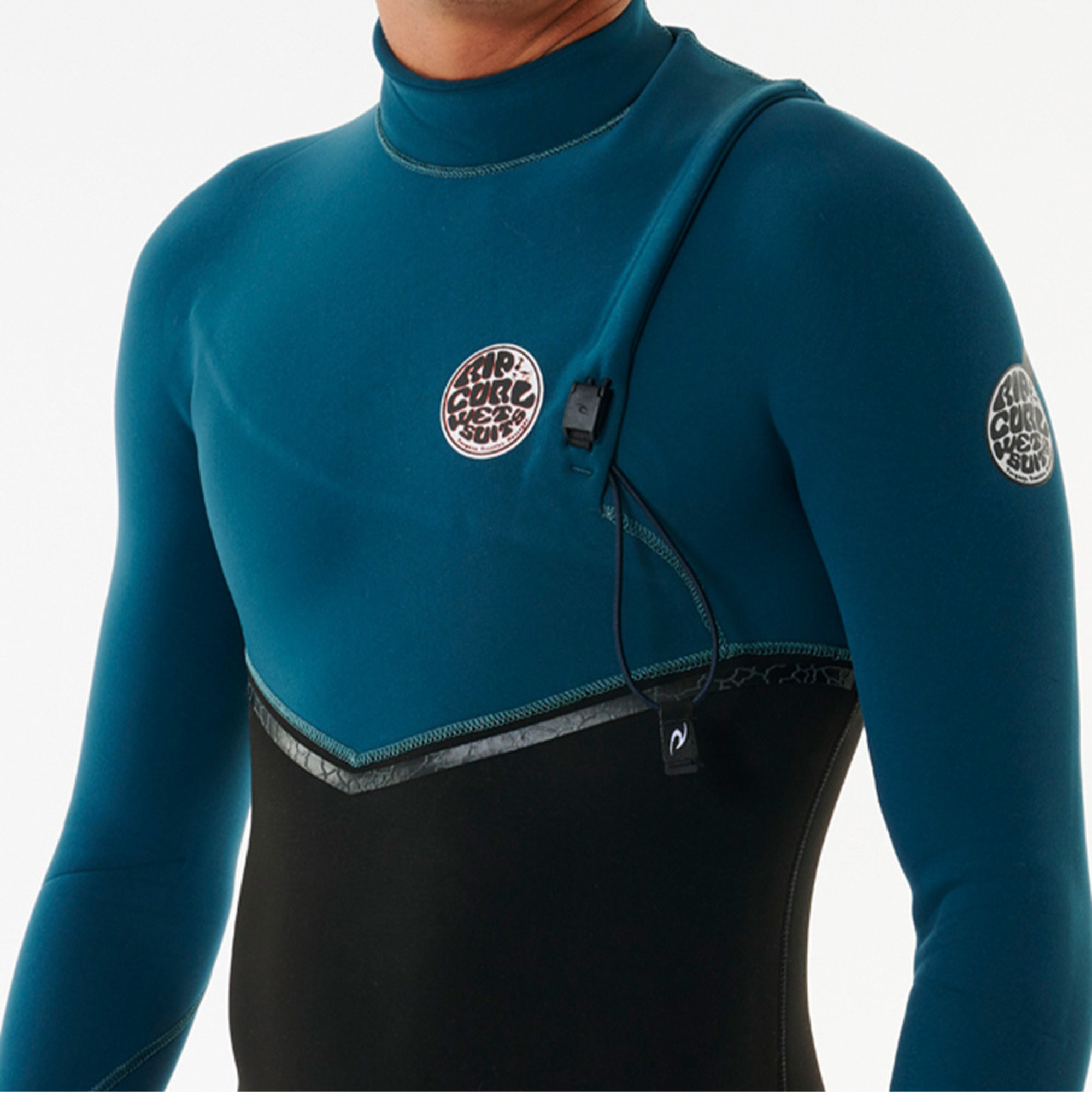 2024 Rip Curl Mens E-Bomb 4/3mm Zip Free Wetsuit 14TMFS - Blue Green ...