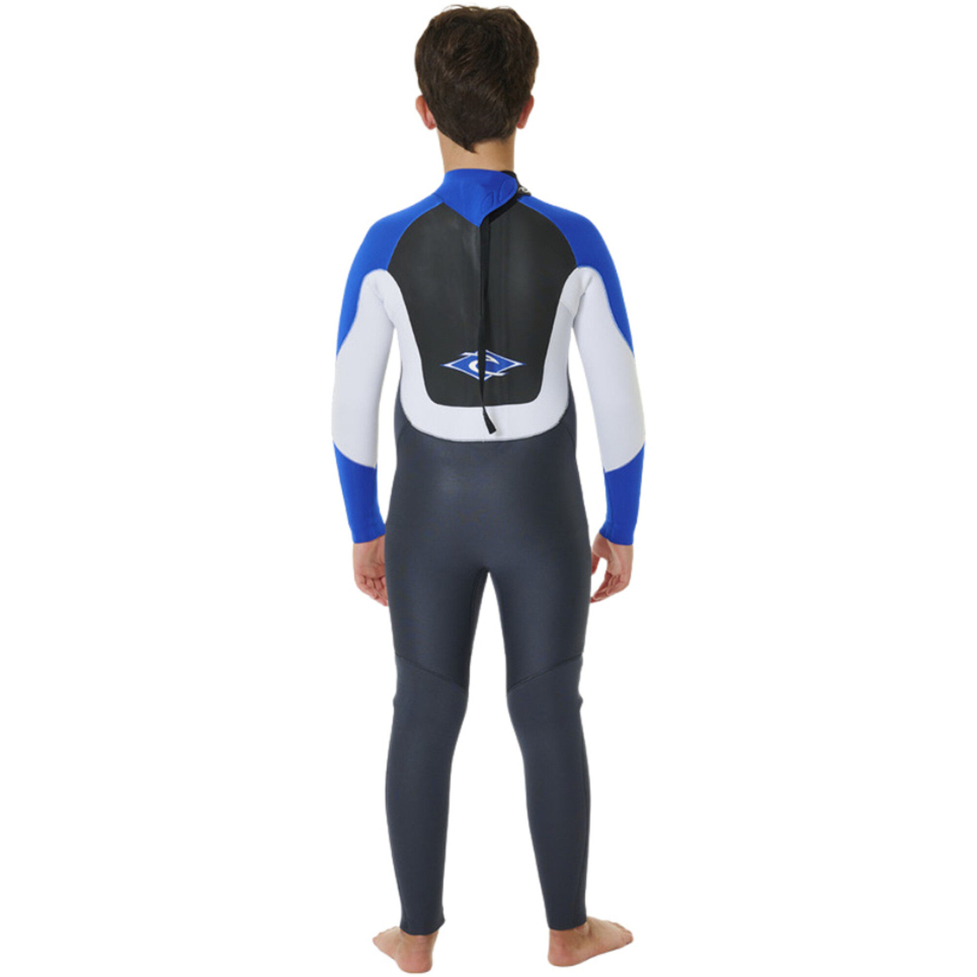 2025 Rip Curl Junior Omega 4/3mm Back Zip Wetsuit 13OBFS - Blue ...