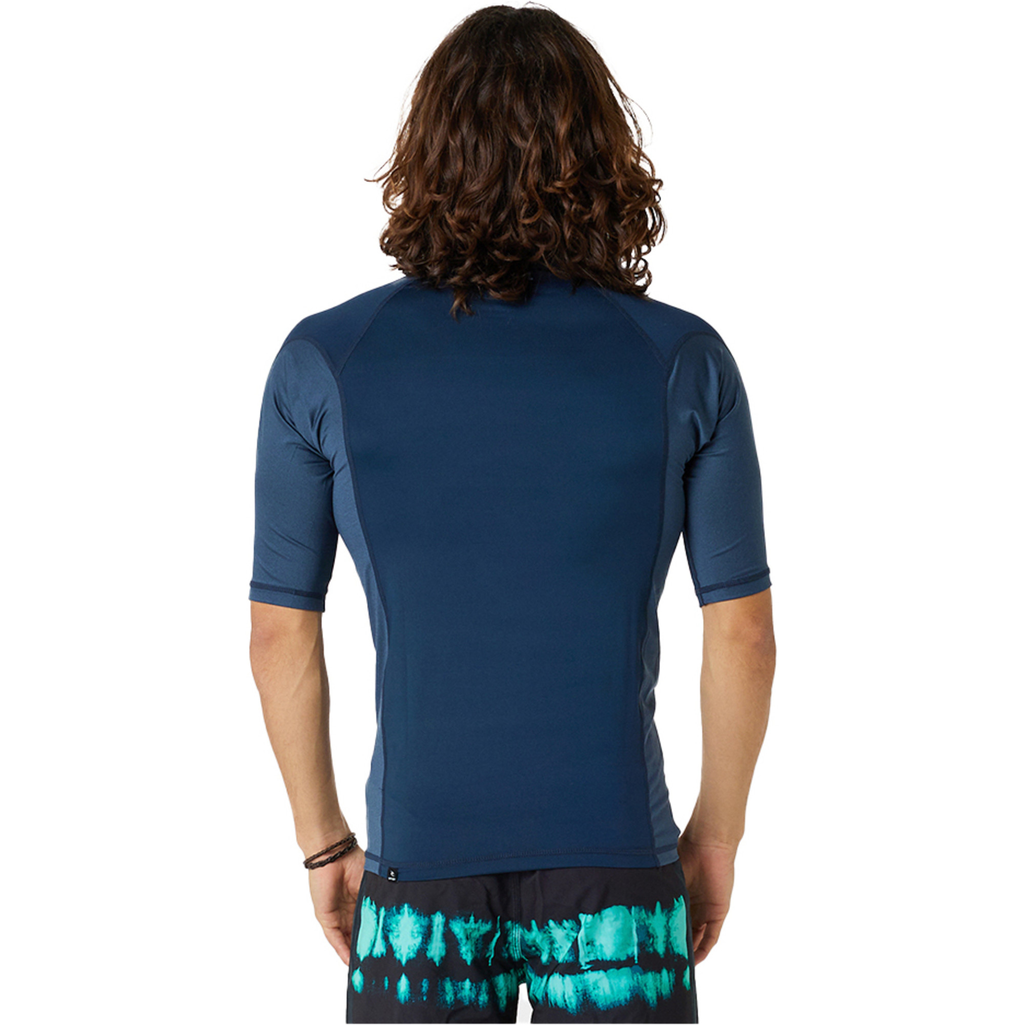 2024 Rip Curl Mens Waves UPF Performance Short Sleeve Rash Vest 142MRV ...
