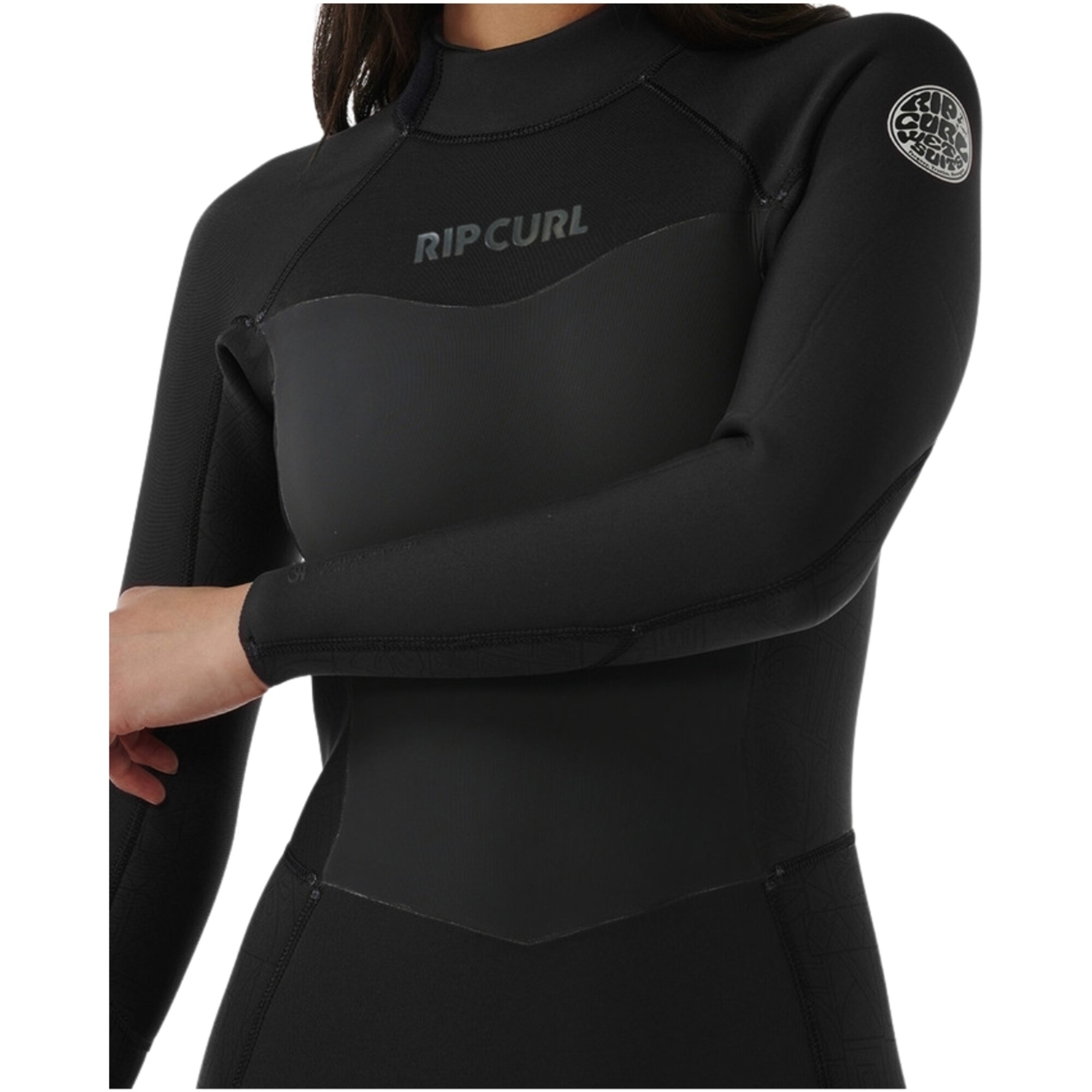 2025 Rip Curl Womens Dawn Patrol 4/3mm Back Zip Wetsuit 14YWFS - Black ...