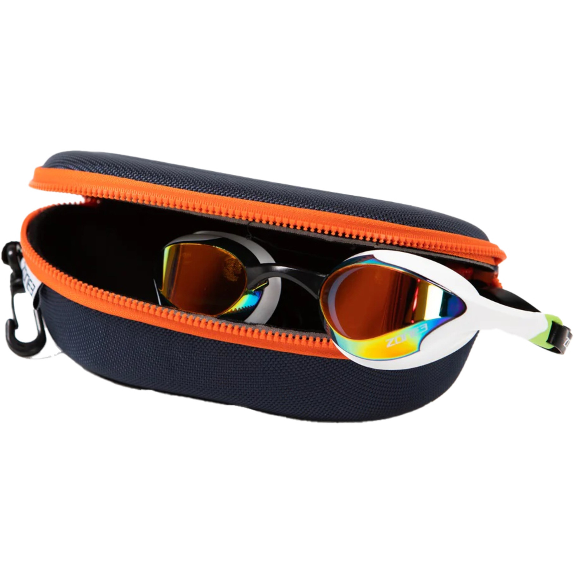 2025 Zone3 Protective Swim Goggle Case SA19GPC - Navy / Orange ...