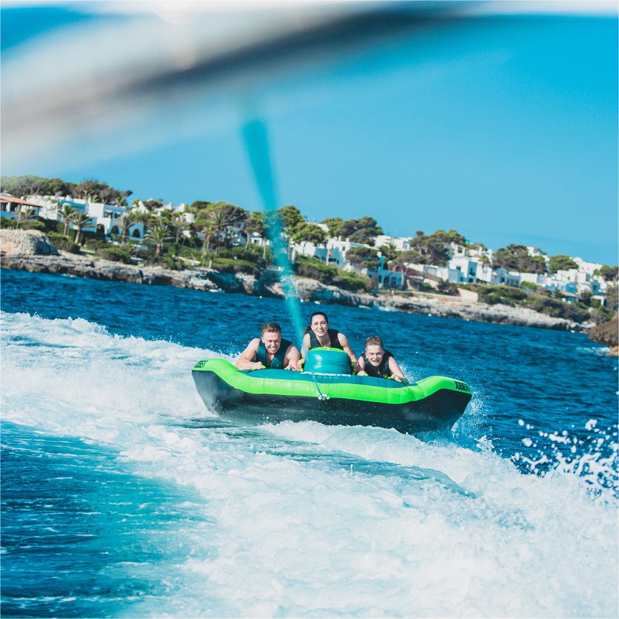 2025 Jobe Rodeo 3 Person Towable 230321001 - Green / Blue - Accessories ...