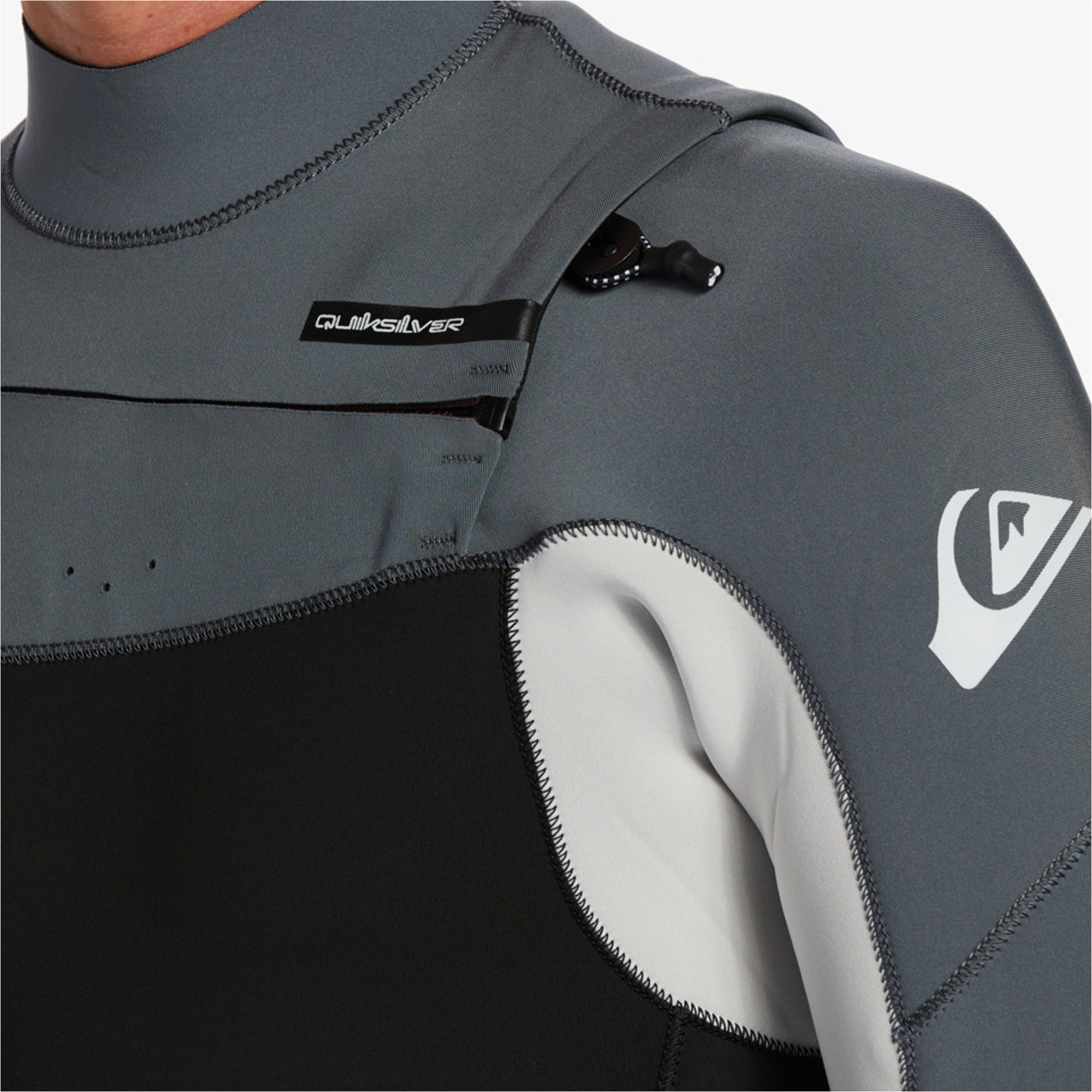 2024 Quiksilver Mens Everyday Sessions 4/3mm GBS Chest Zip Wetsuit ...