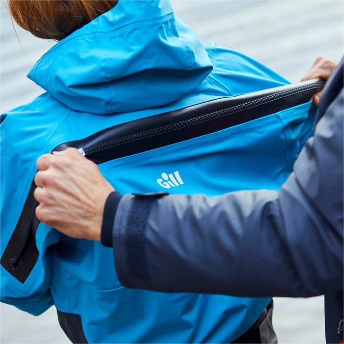 2025 Gill Verso Back Zip Drysuit 4805SE - Bluejay - Drysuits - All ...