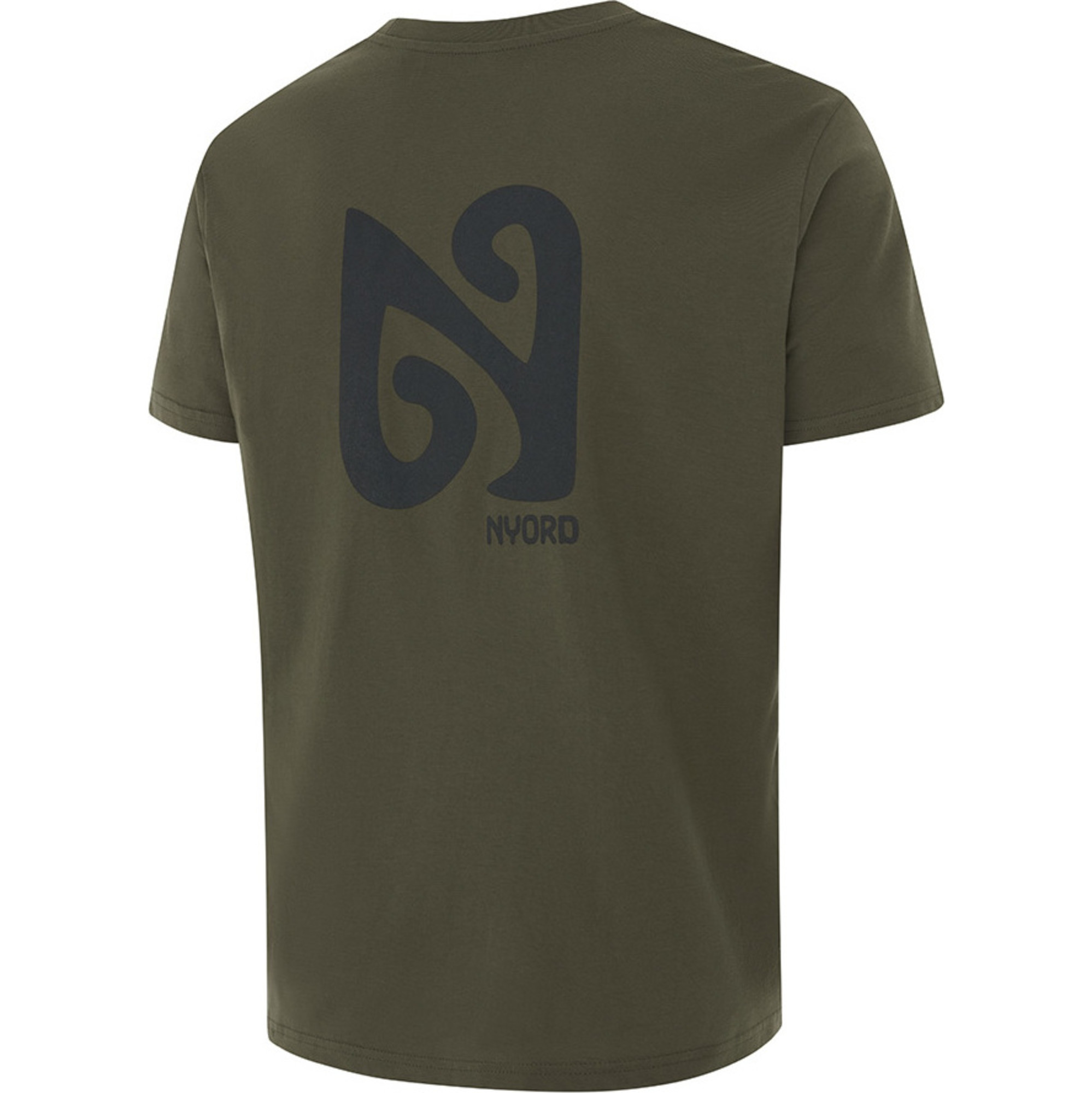 2025 Nyord Logo T-Shirt SX087 - Dark Green Olive - Clothing - Mens - T ...