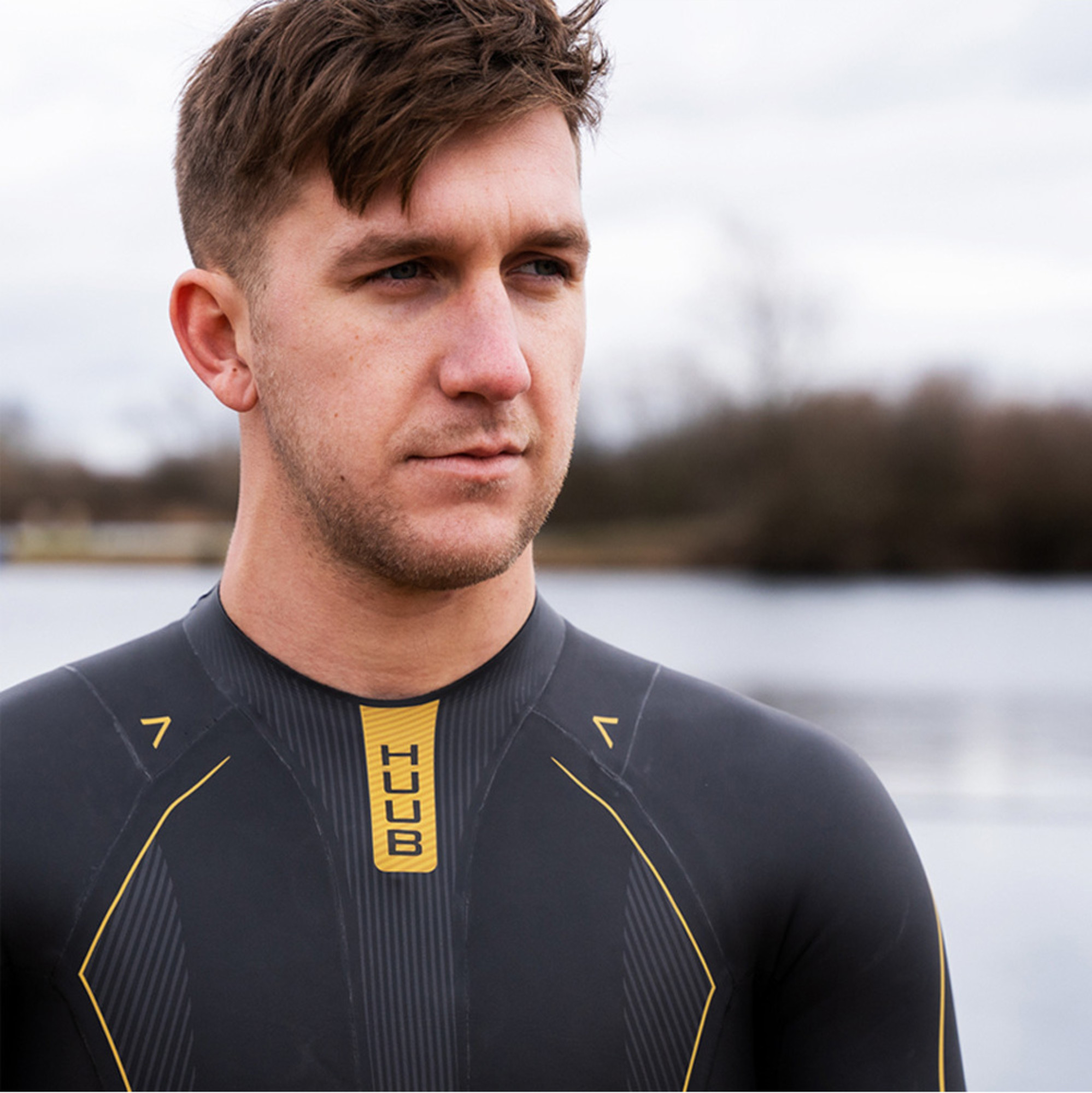 2025 Huub Mens Alchemy 3/5mm Back Zip Swim Wetsuit ALCHEMY1 - Black ...