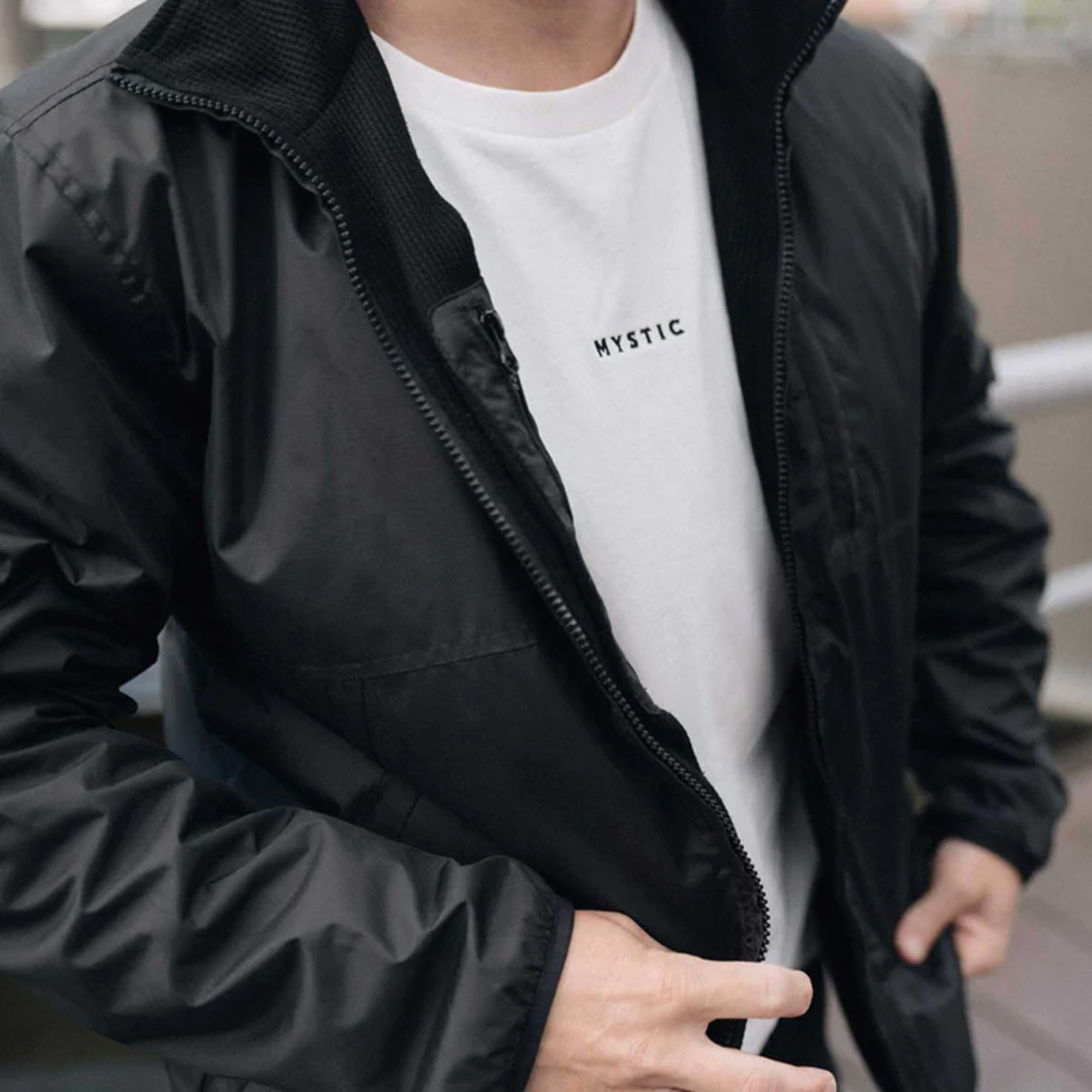 2025 Mystic Mens Dark Tech Series Reversible Zip Thru Jacket 35101 ...