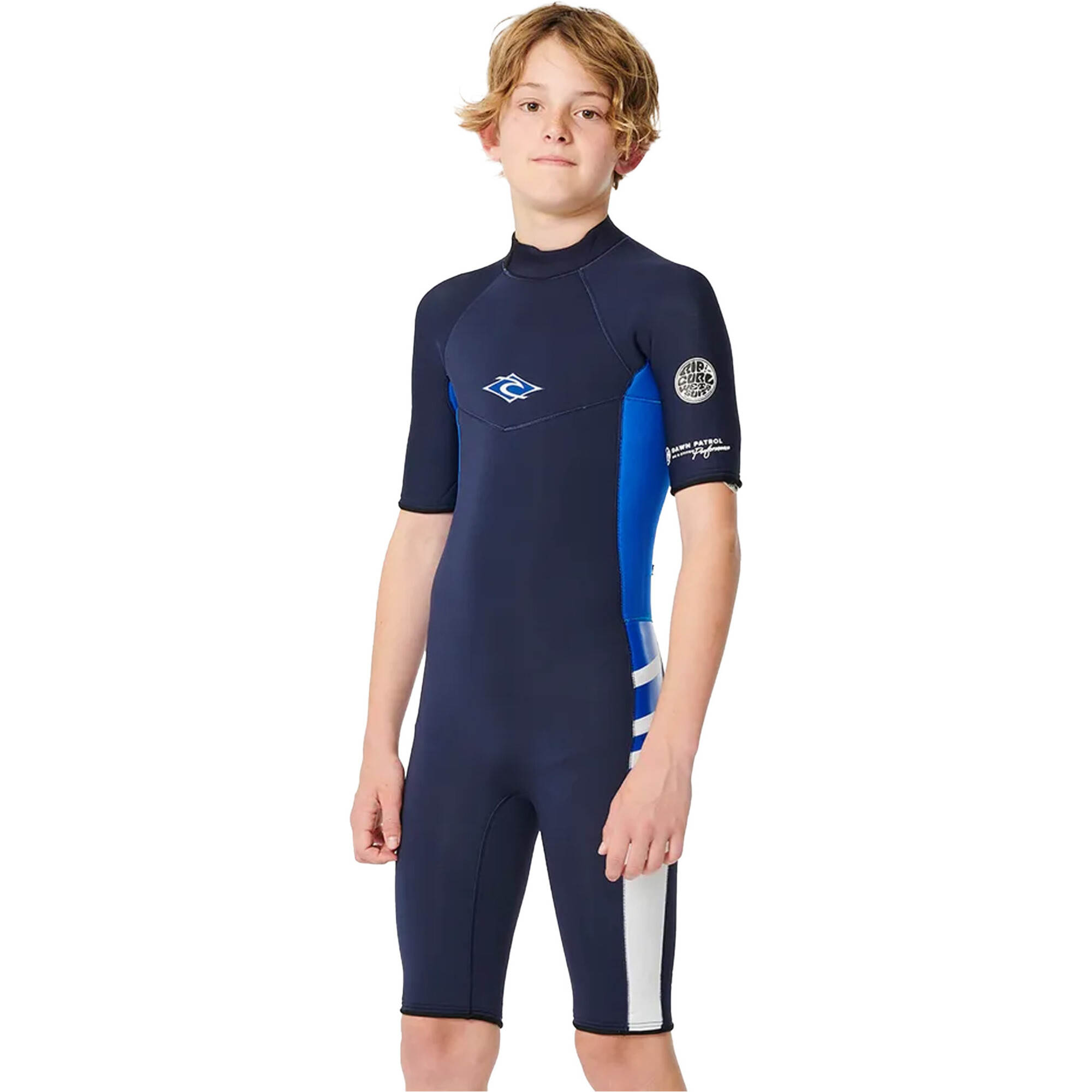 2024 Rip Curl Boys Dawn Patrol 2mm Back Zip Shorty Wetsuit 11BBSP ...