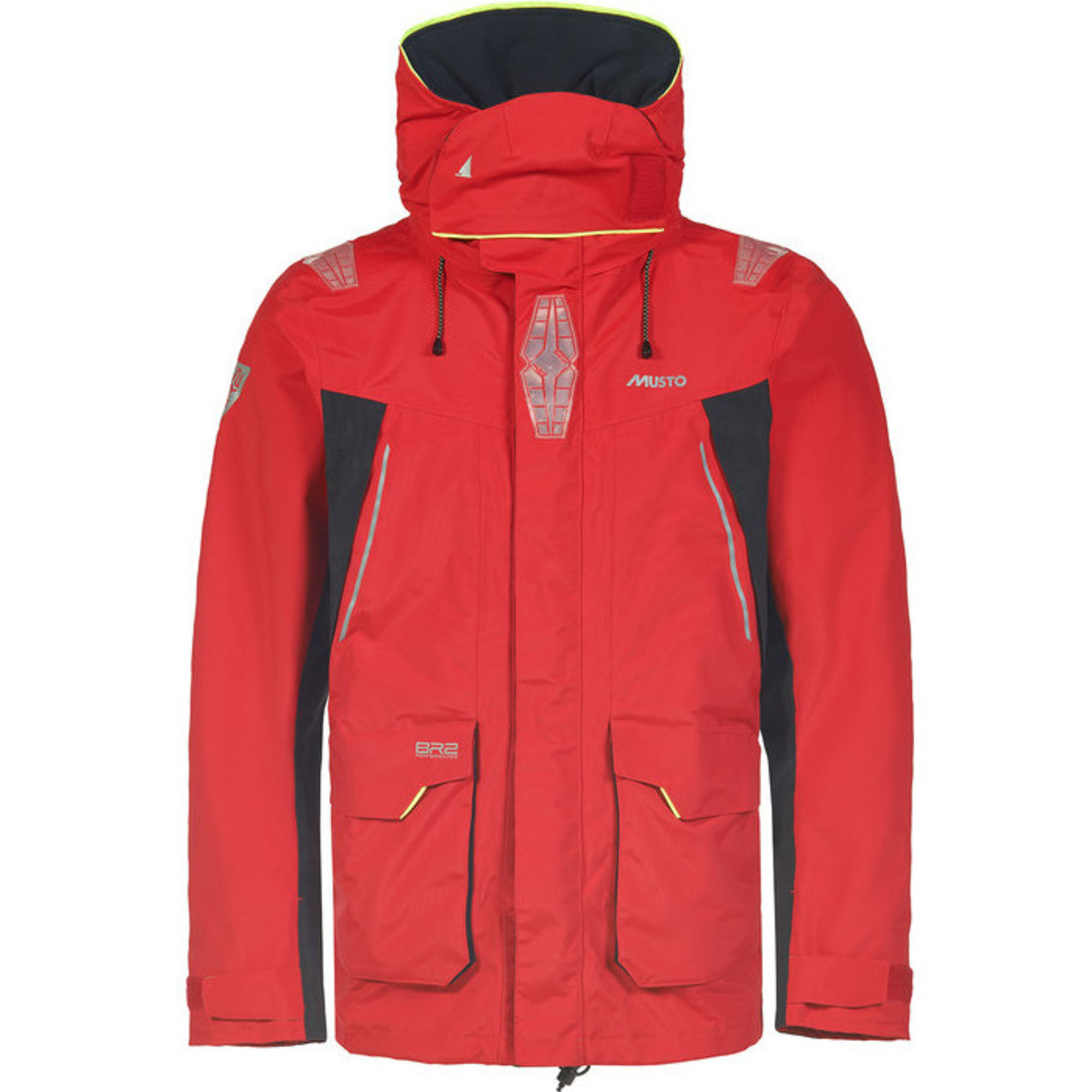 2025 Musto Mens BR2 Offshore Jacket & Salopette Combi Set - Red / Black ...