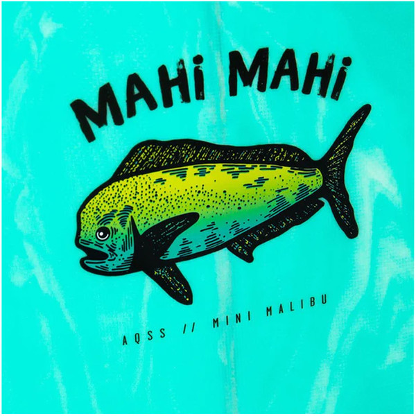 2024 AQSS Mahi Mahi Teal Mini Mal Board 12520 - Wood - Boardsports ...