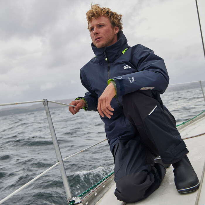 2025 Gill Mens OS3 Coastal Sailing Jacket OS33J - Dark Navy - Sailing ...