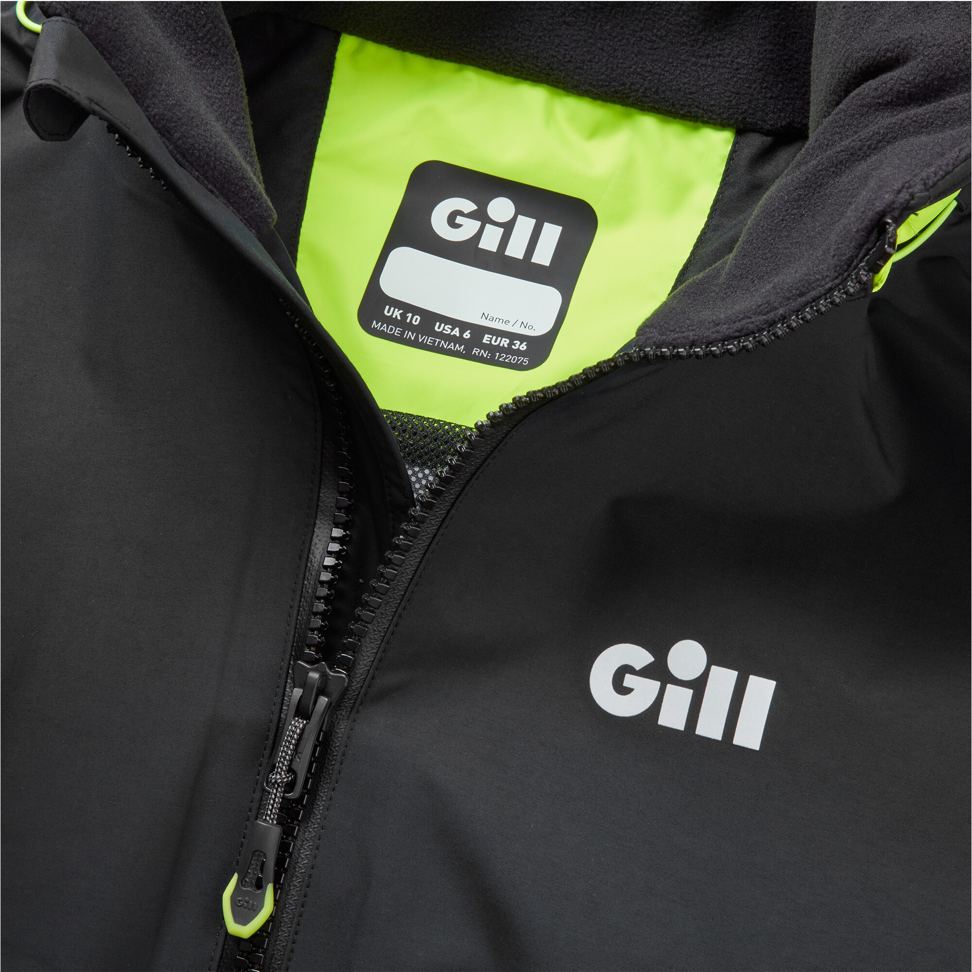 2025 Gill Womens OS3 Coastal Jacket OS33JW - Black - Sailing - Sailing ...