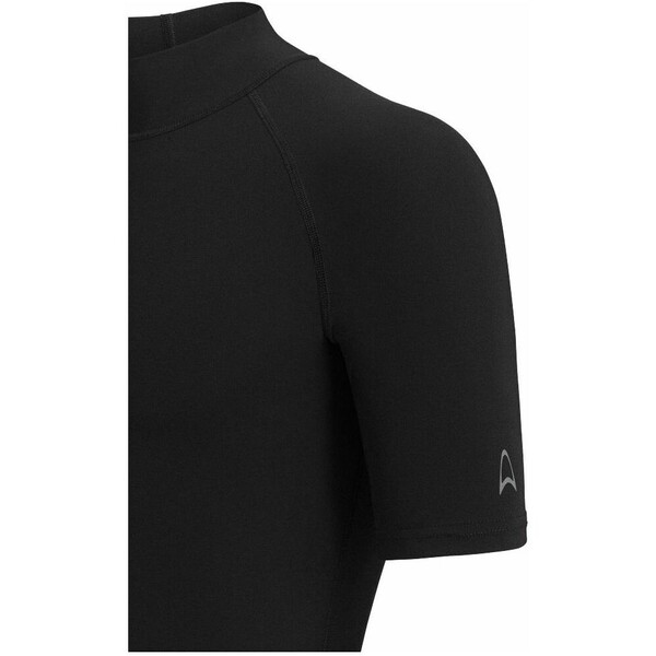 2024 Orca Mens Tango Short Sleeve Rash Vest MAA5 - Black - Wetsuits ...