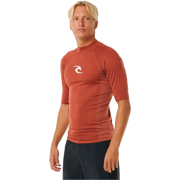 2025 Rip Curl Mens Waves UPF Performance Short Sleeve Rash Vest 142MRV ...