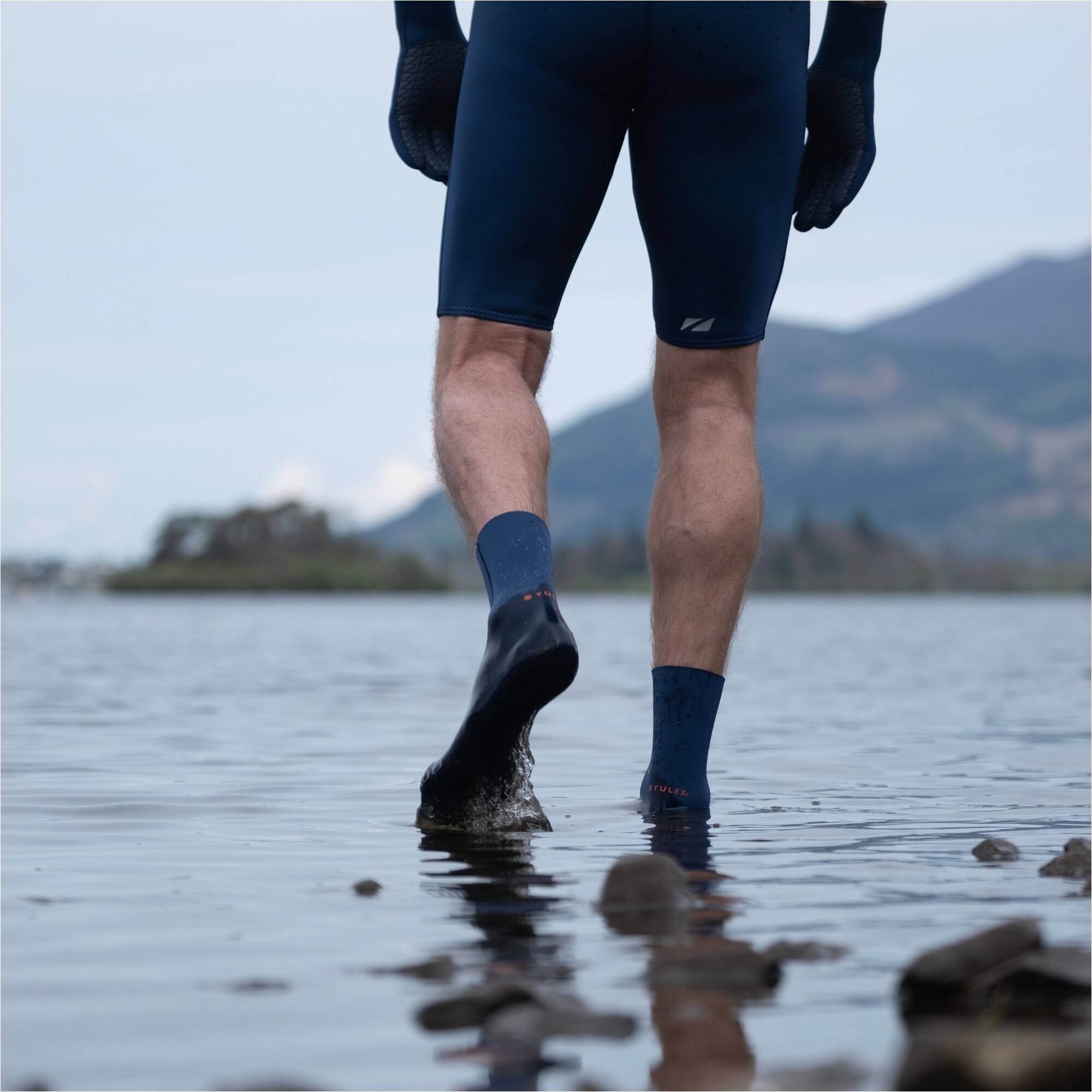 2024 Zone3 Yulex Swim Socks NA24UYS103 - Navy - Swimming - Accessories ...